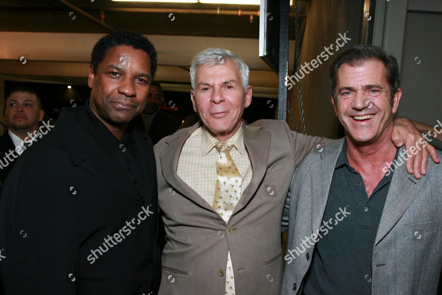 Denzel Washington Ed Limato Mel Gibson Editorial Stock Photo - Stock ...
