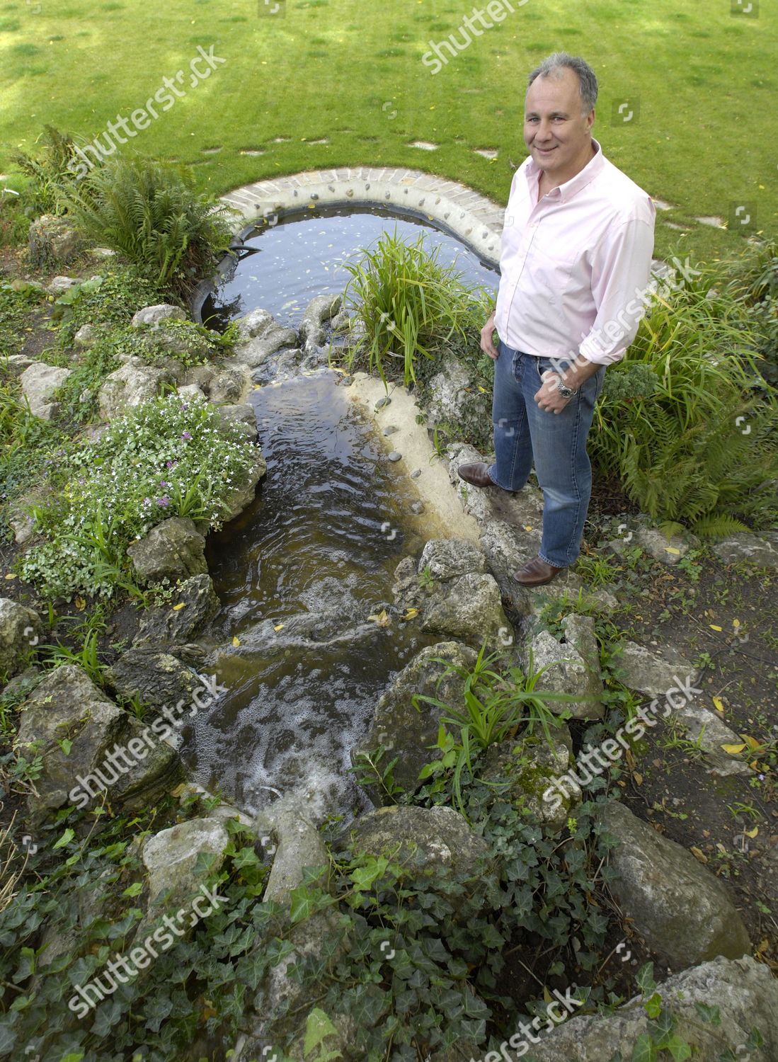 Paul Crowther By Waterfall Cascading Down Editorial Stock Photo - Stock ...