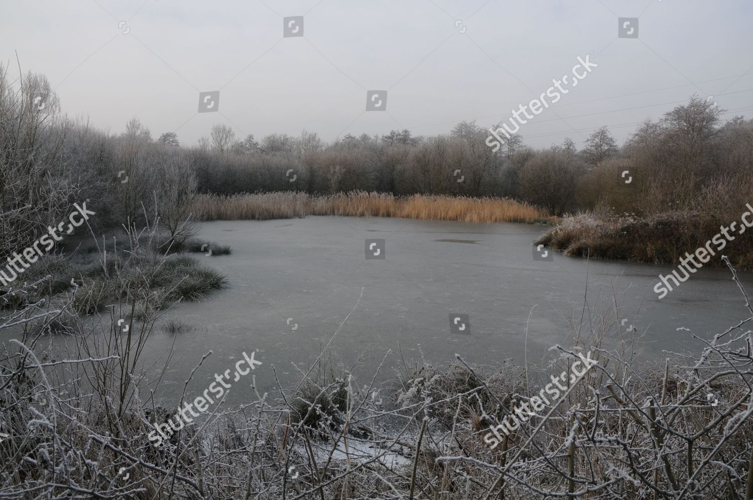 Big Freeze Sub Zero Temperatures Across Editorial Stock Photo - Stock ...