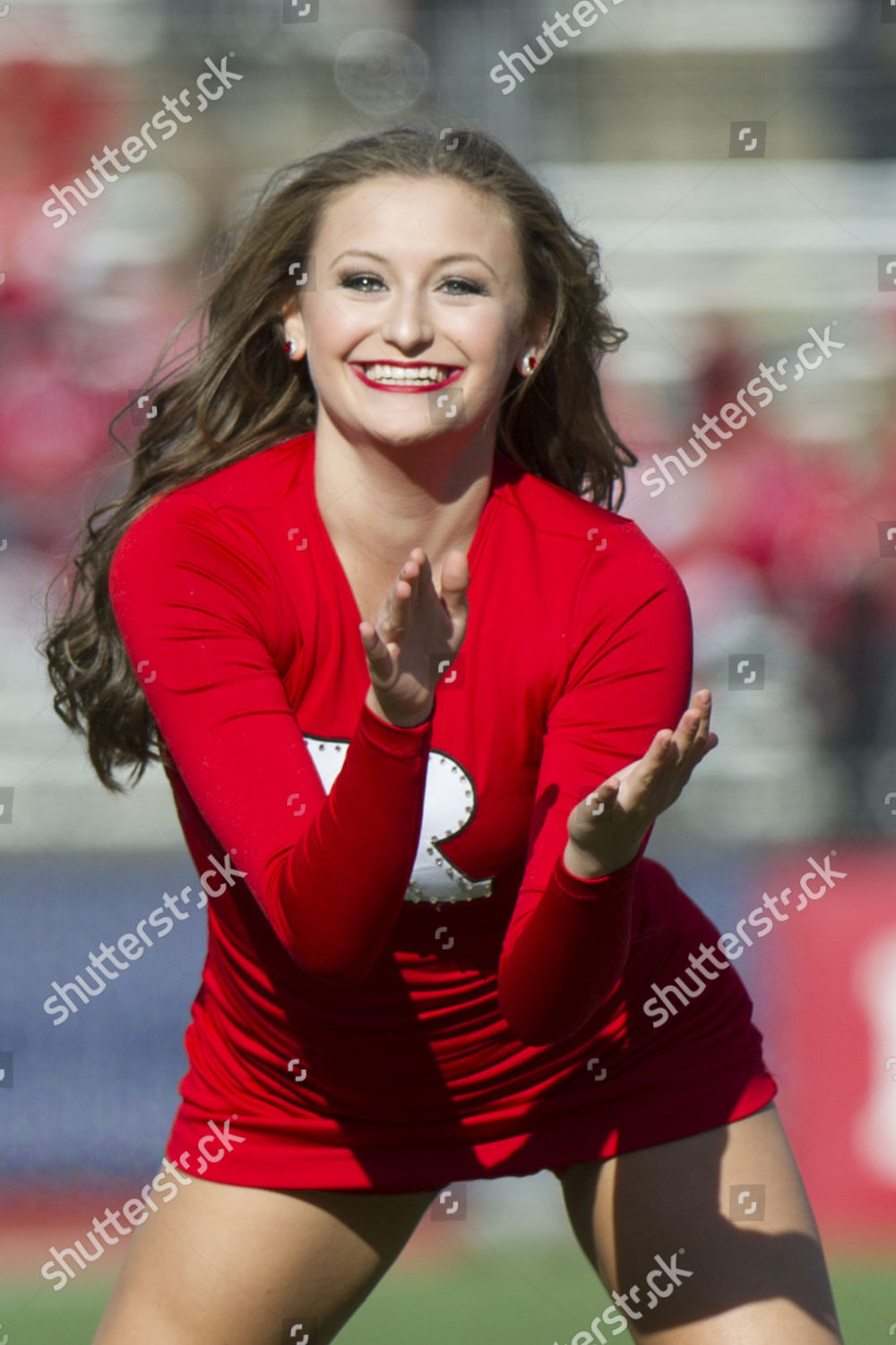 Rutgers Scarlet Knights Dance Team Performs Editorial Stock Photo ...