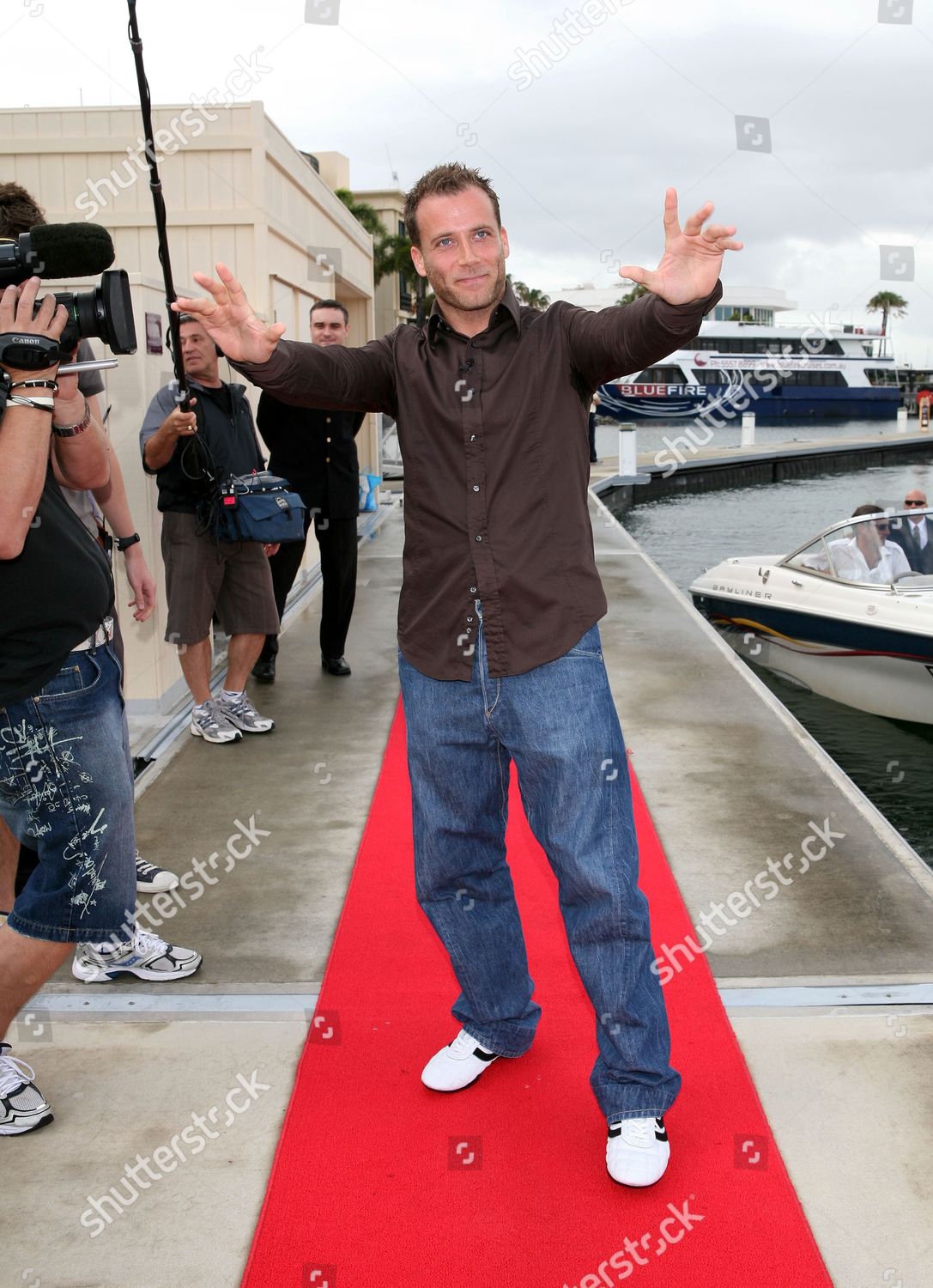 Jason J Brown Prepares Enter Jungle Editorial Stock Photo - Stock Image ...