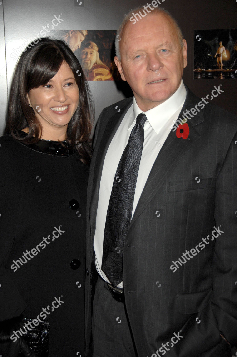 Sir Anthony Hopkins Wife Stella Editorial Stock Photo - Stock Image ...