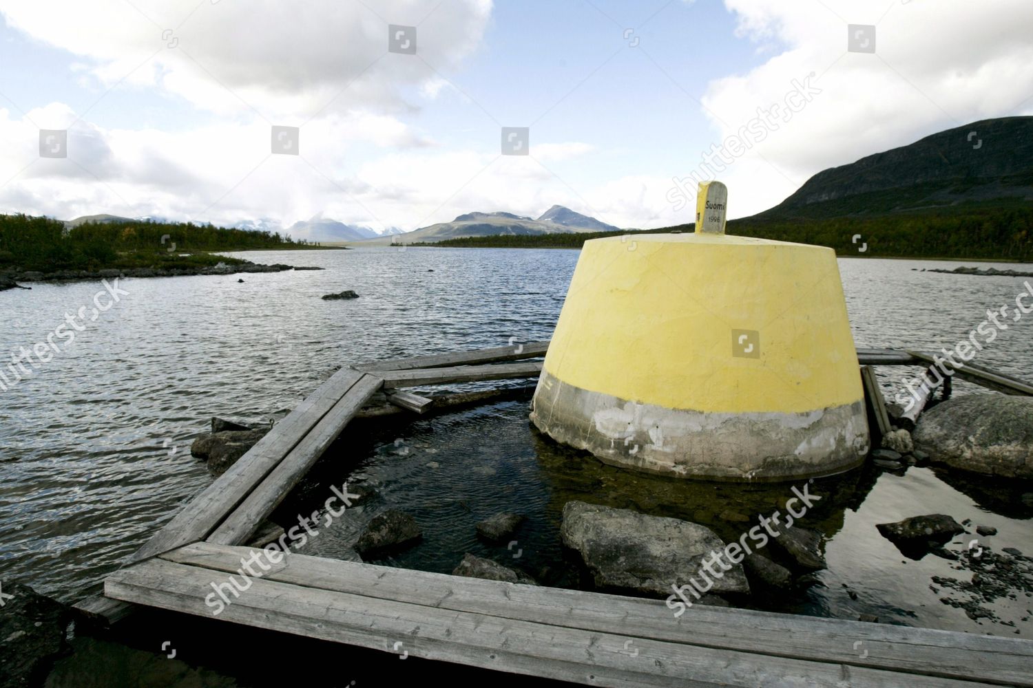 Landmark Point Where Borders Sweden Norway Editorial Stock Photo ...
