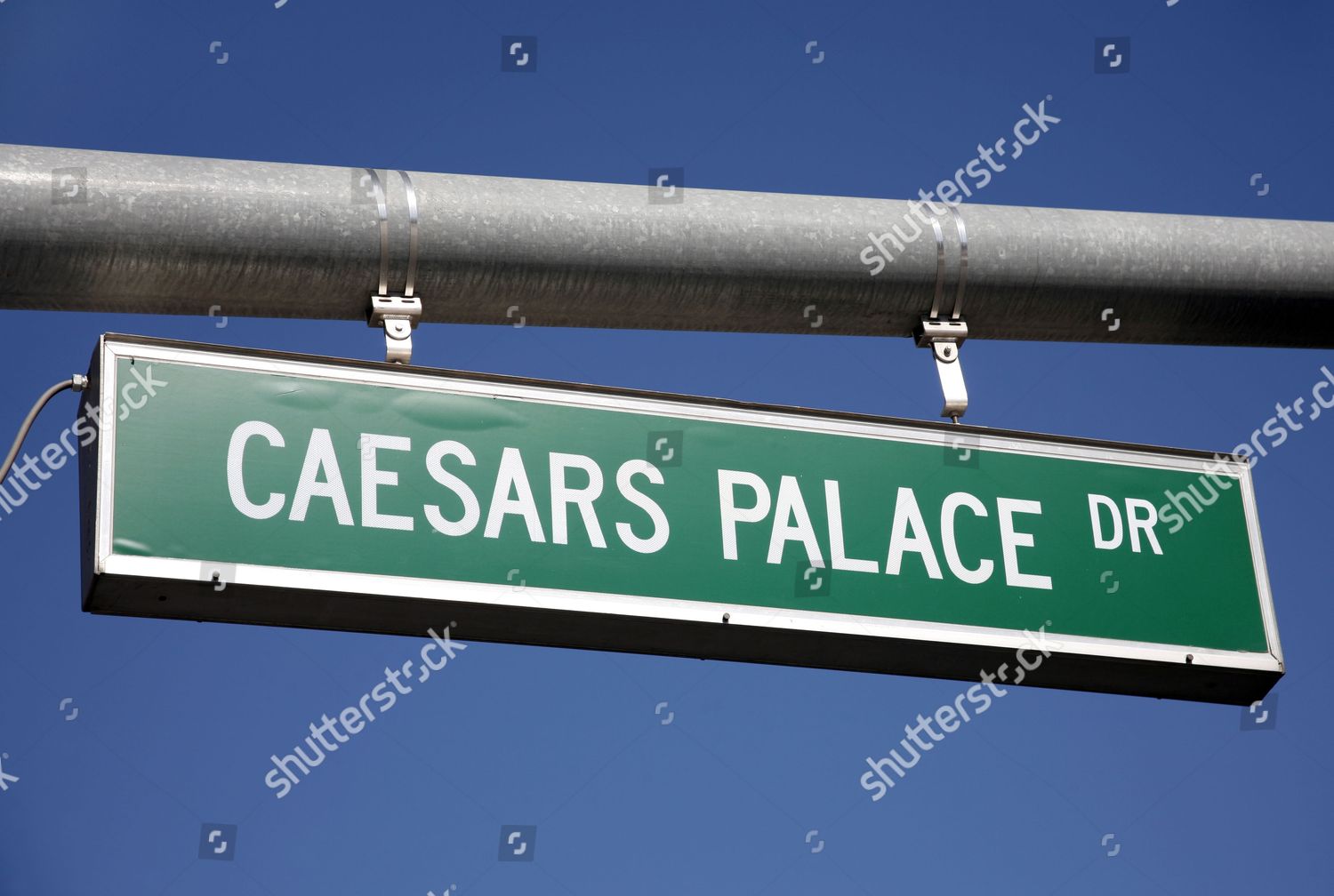 Caesars Palace Drive Street Sign Las Editorial Stock Photo - Stock ...
