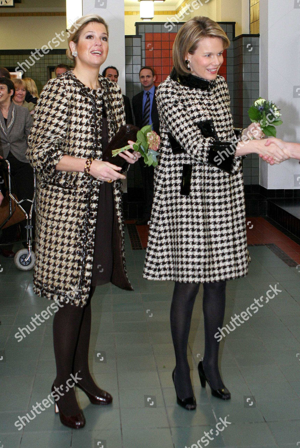 Princess Maxima Holland Princess Mathilde Belgium Editorial Stock Photo ...