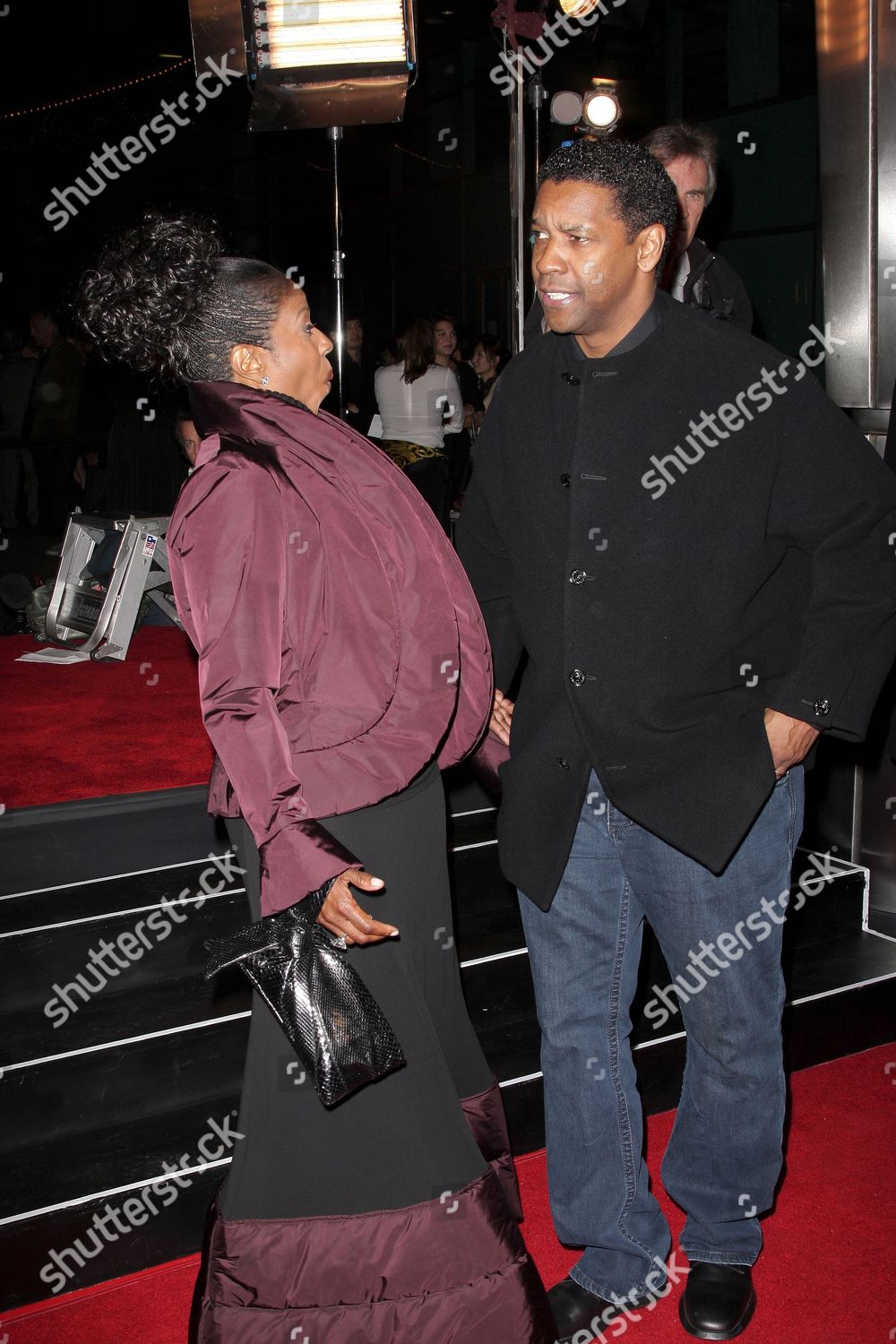 Denzel Washington Paulette Washington Editorial Stock Photo - Stock ...