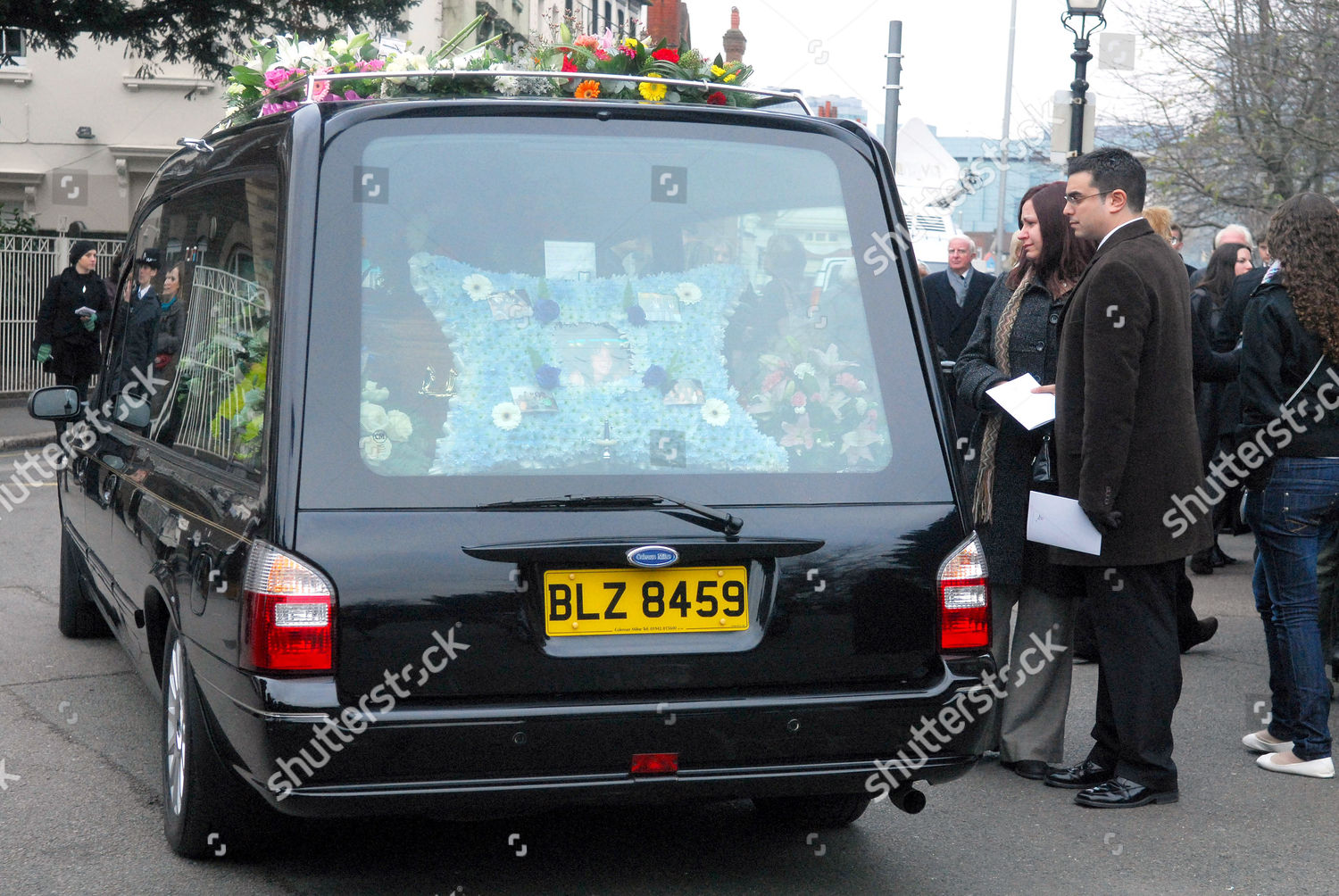 Hearse Carrying Meredith Kerchers Coffin Editorial Stock Photo - Stock ...