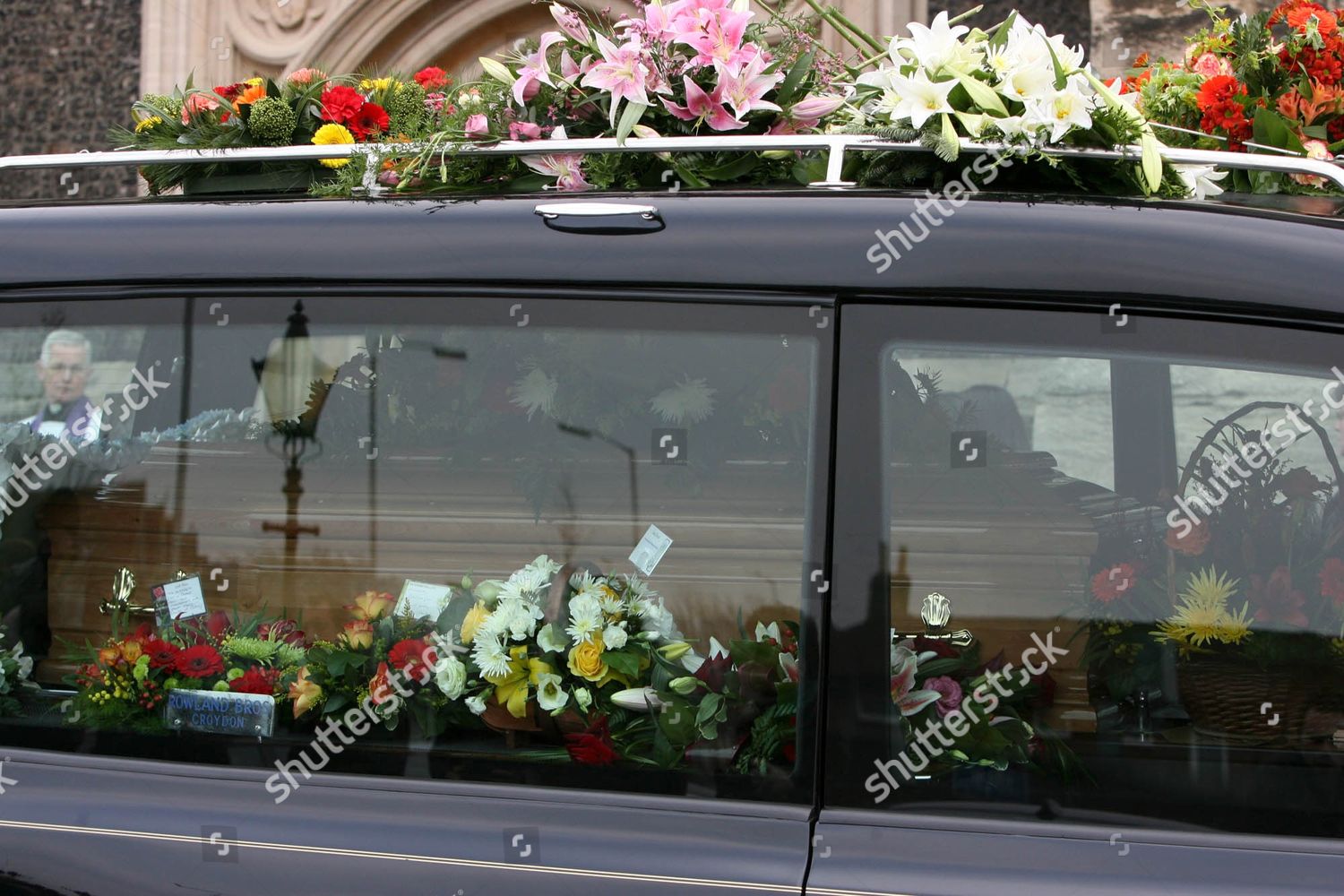 Hearse Carrying Meredith Kerchers Coffin Editorial Stock Photo - Stock ...
