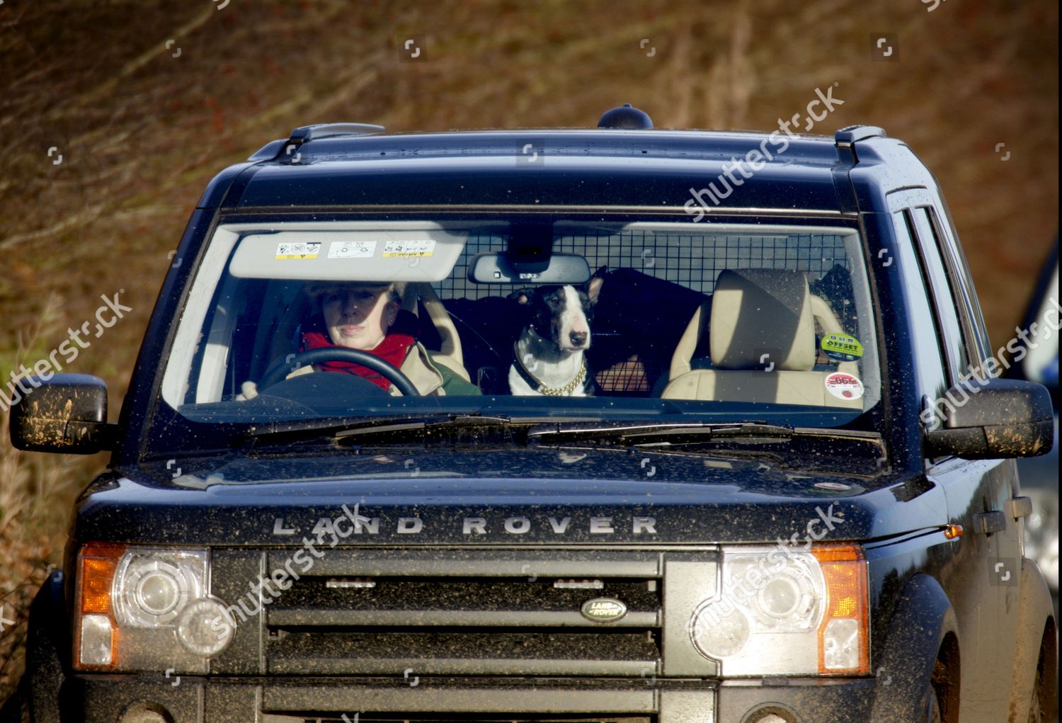 Princess Anne Driving Her Land Rover Editorial Stock Photo - Stock ...