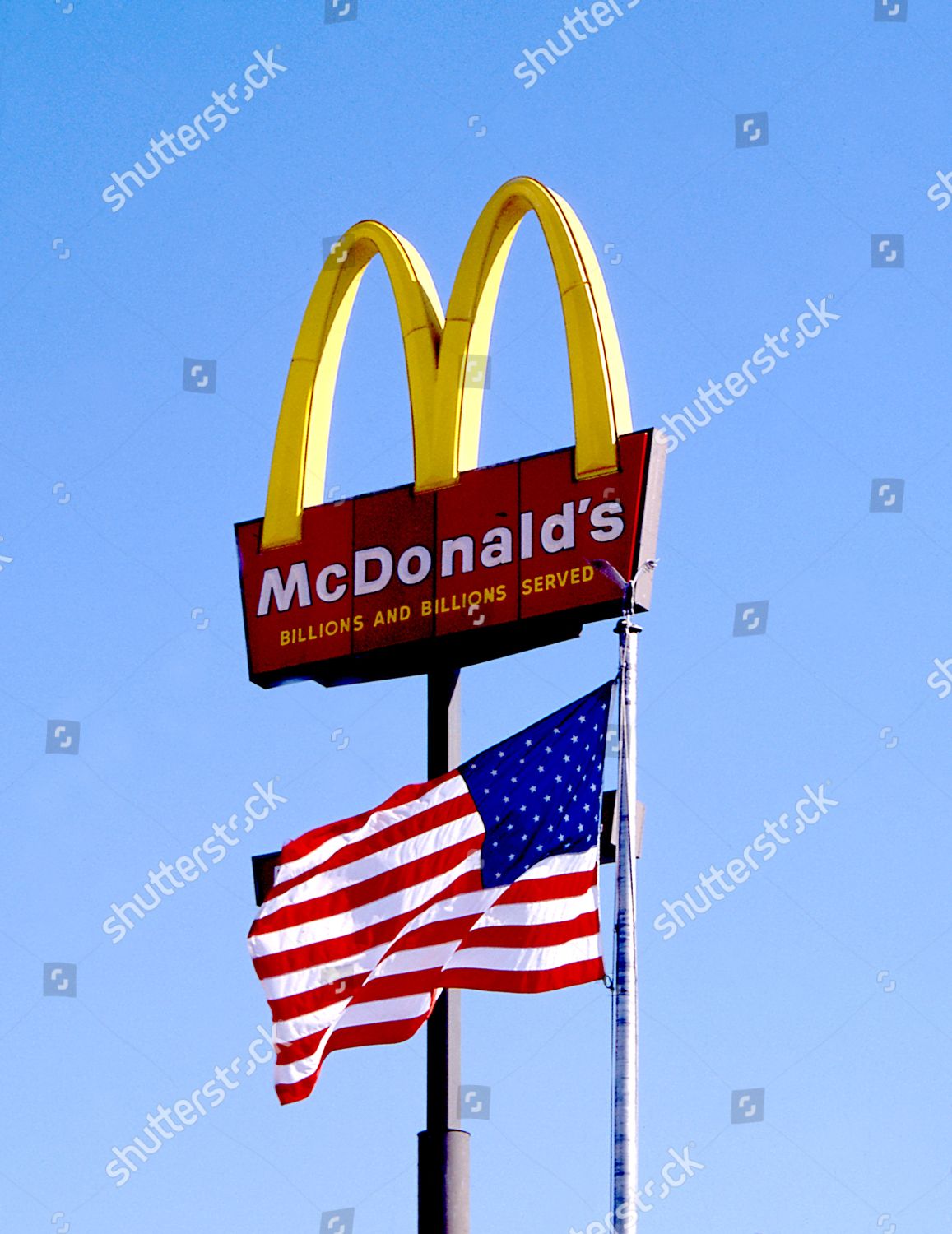 Mcdonalds Sign America Editorial Stock Photo - Stock Image | Shutterstock