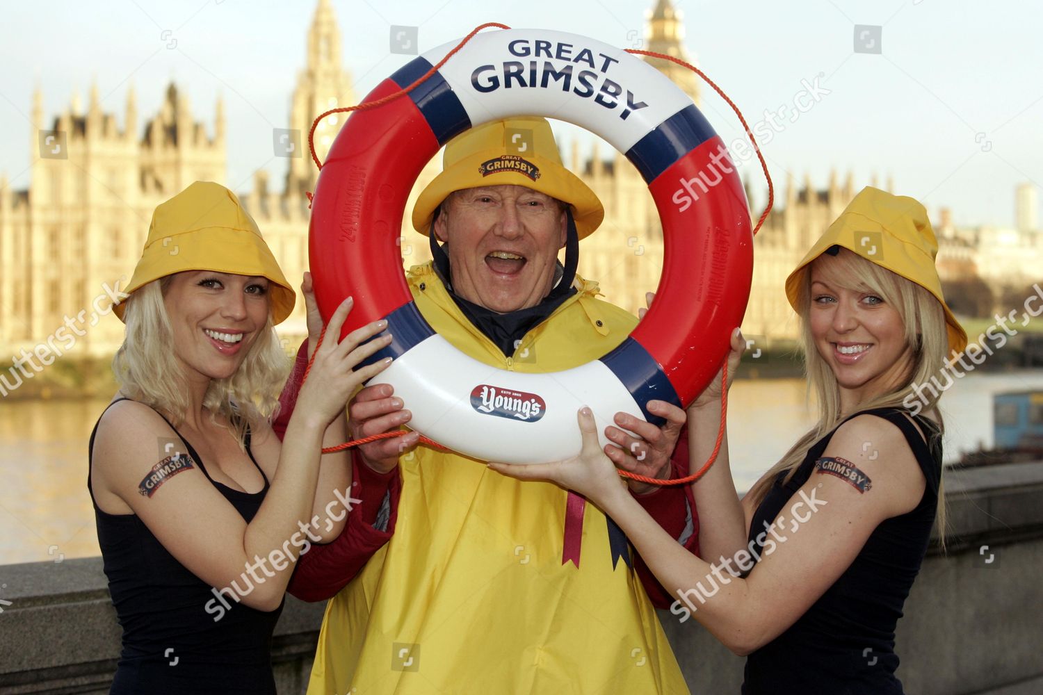 Grimsby Mp Austin Mitchell Grimsby Girls Editorial Stock Photo - Stock ...