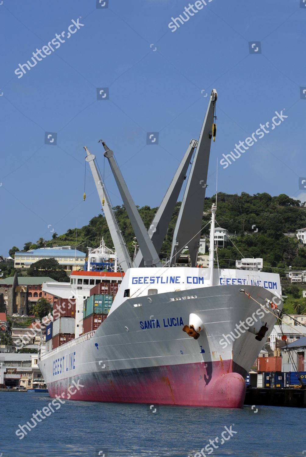 Santa Lucia Geest Line Cargo Ship Editorial Stock Photo - Stock Image ...