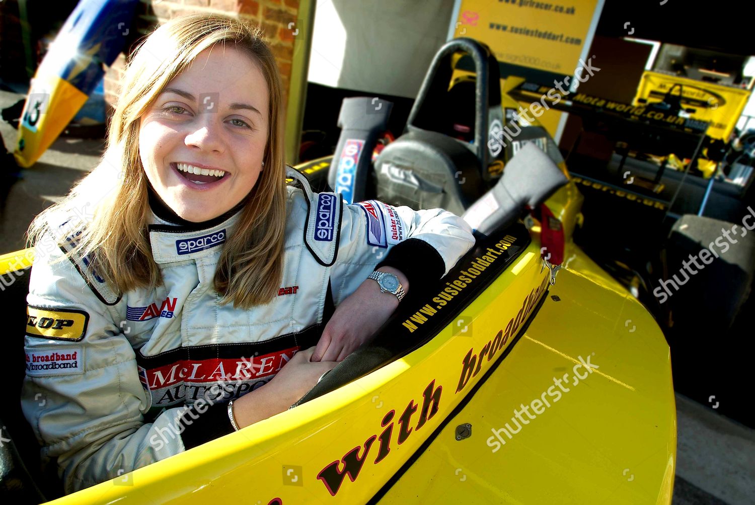 Renault Racing Car Driver Susie Stoddart Editorial Stock Photo - Stock ...