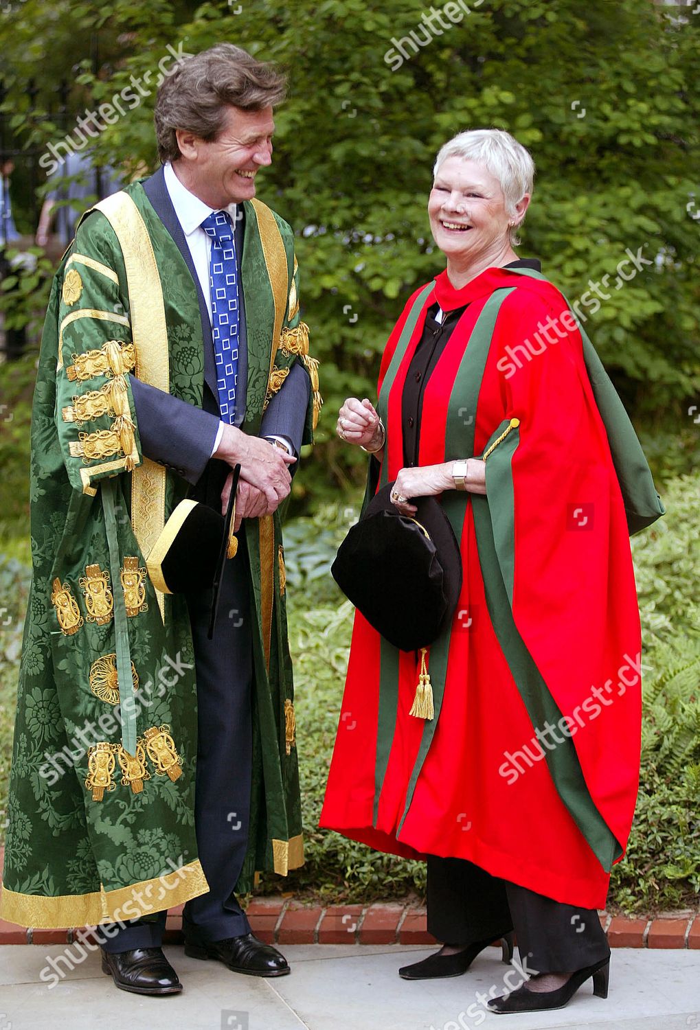 Judi Dench Melvyn Bragg Leeds University Editorial Stock Photo - Stock ...
