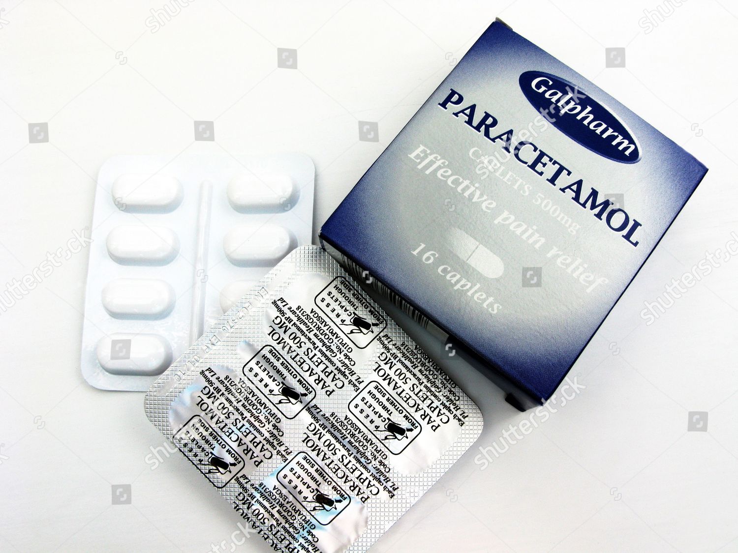 Paracetamol Caplets Editorial Stock Photo - Stock Image | Shutterstock