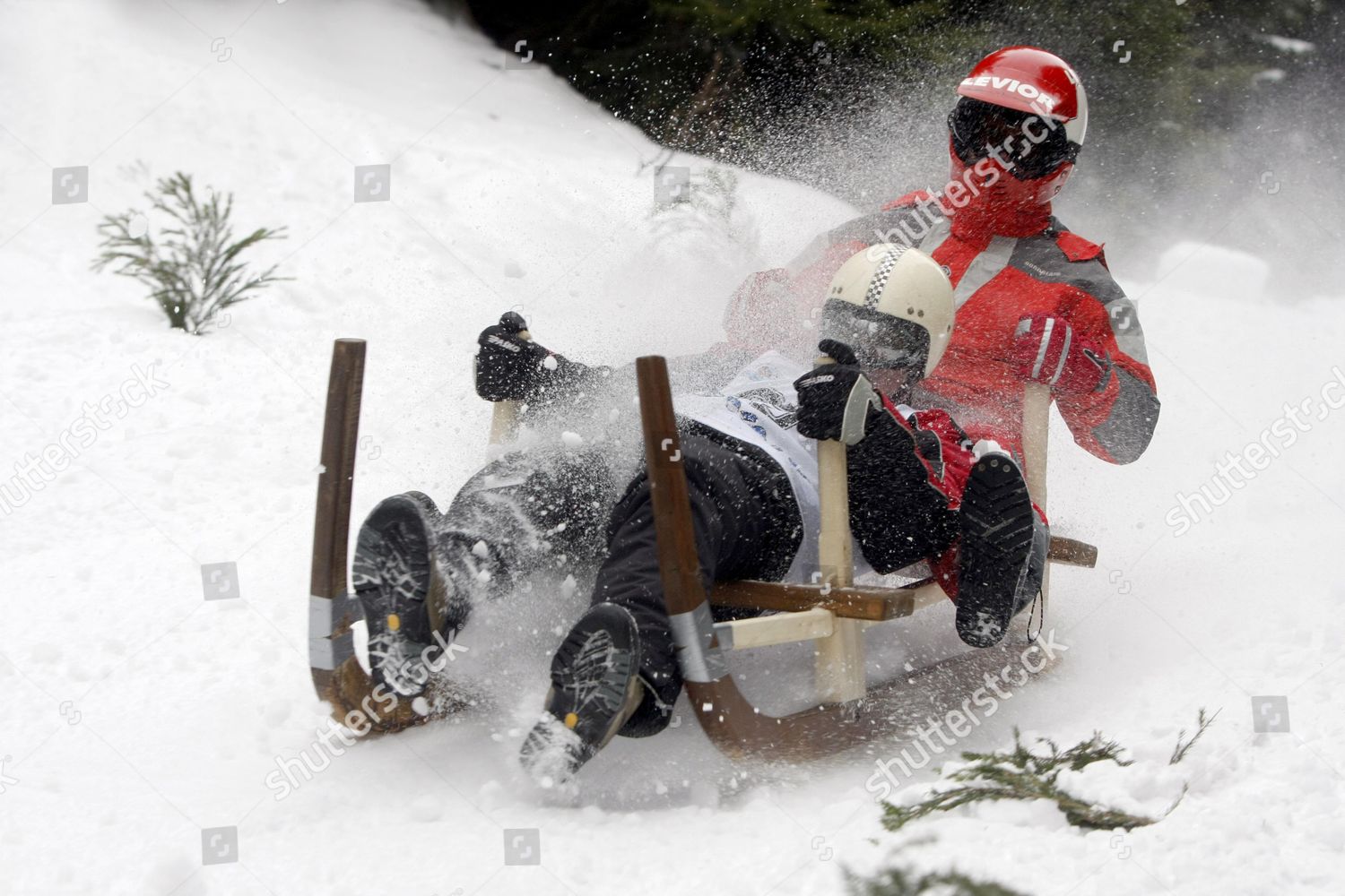 Sledger On Krnacky Slovak Traditional Wooden Editorial Stock Photo ...