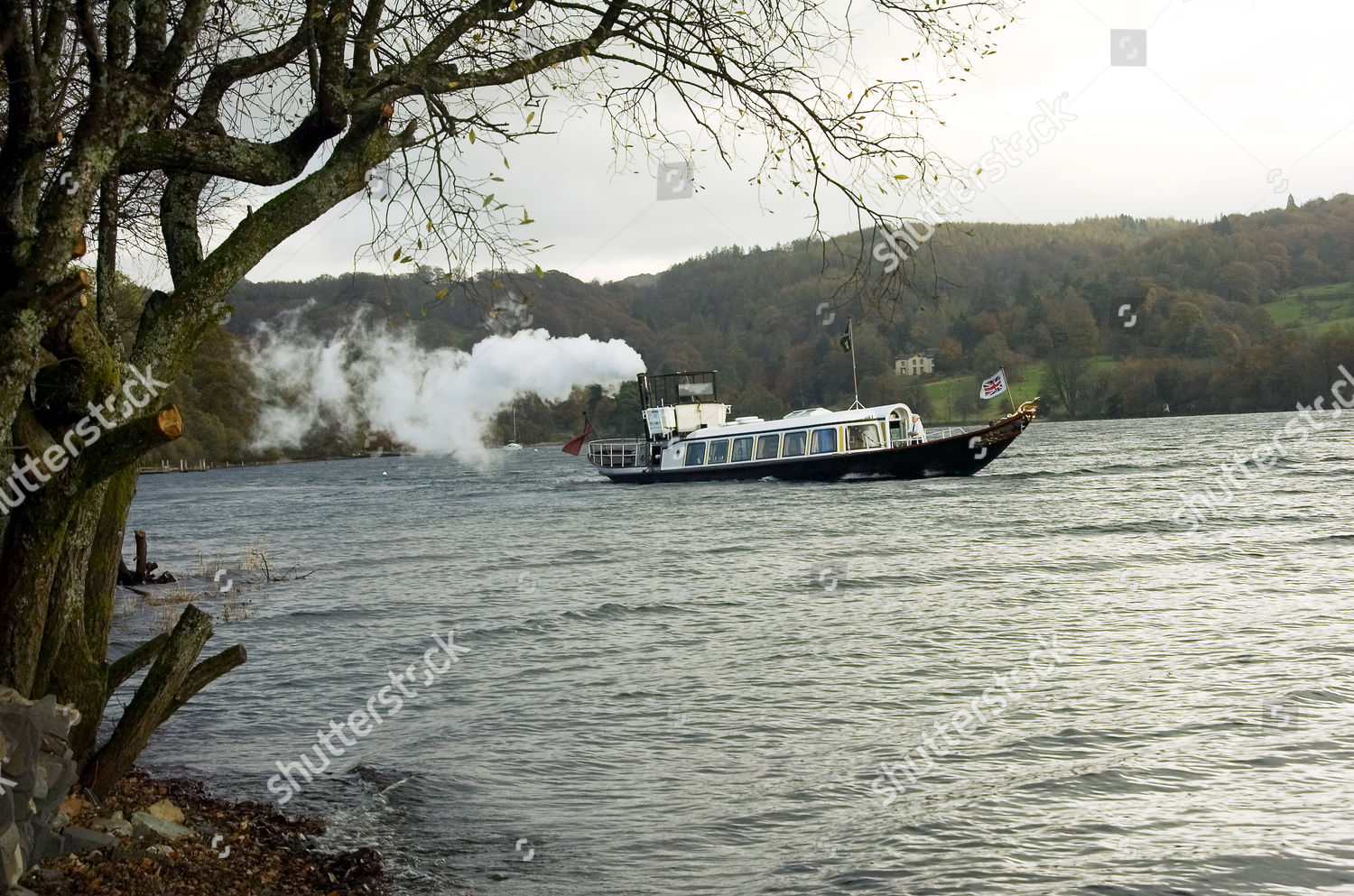 National Trusts Steam Yacht Gondola Coniston Editorial Stock Photo ...