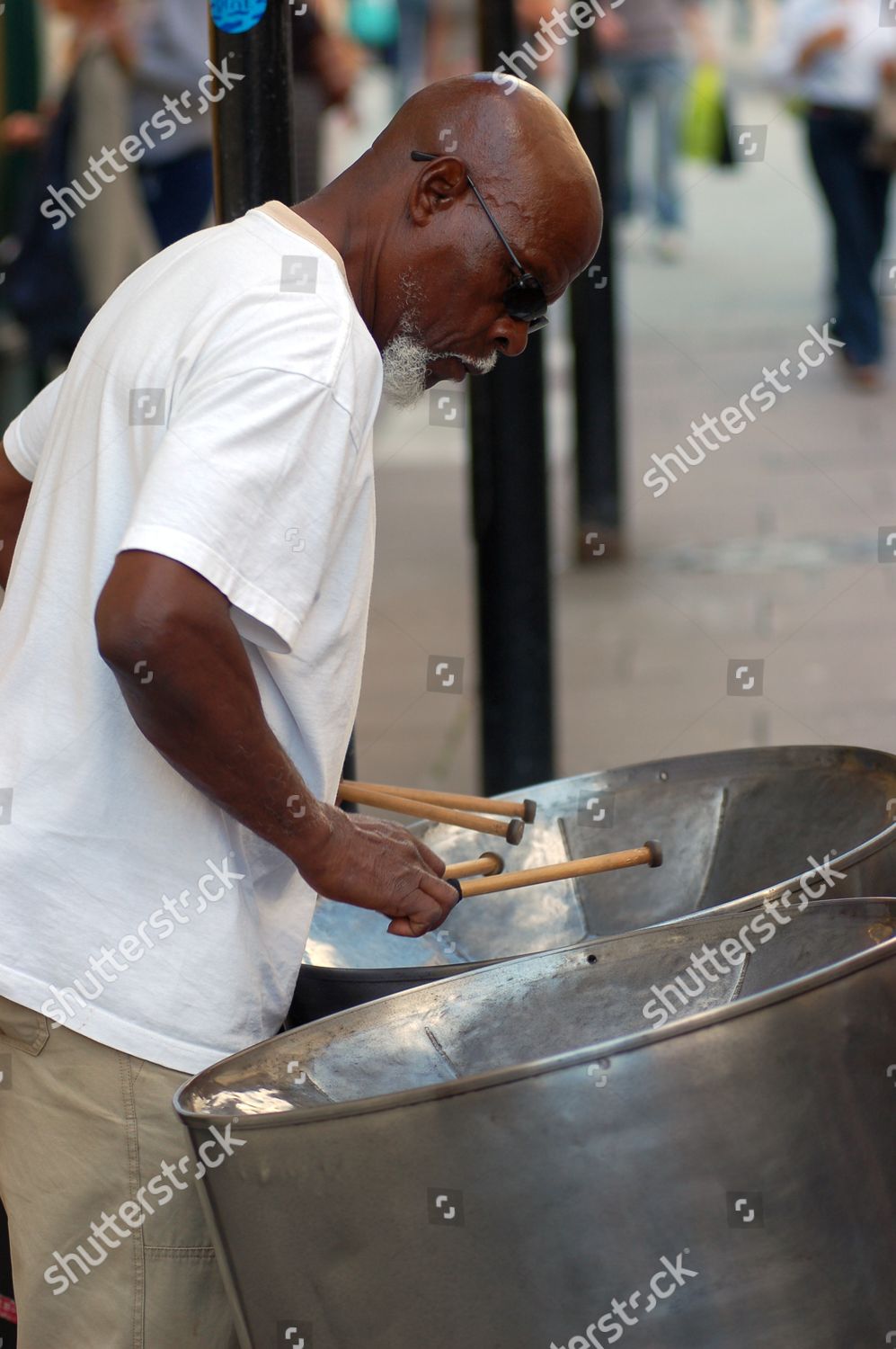 Earl Rodney Playing Steel Drums Bath Editorial Stock Photo - Stock ...