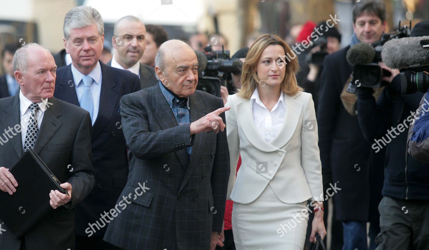 Michael Cole Mohamed Al Fayed Editorial Stock Photo - Stock Image ...