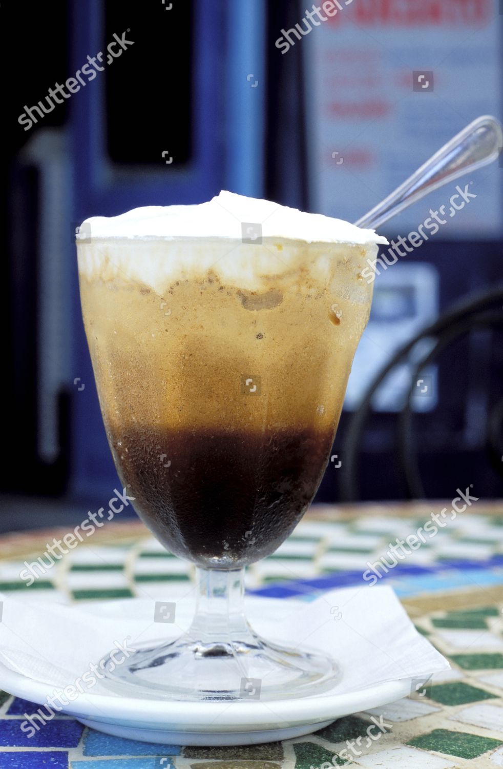 Coffee Granite Ice Cream Alfredos Lingua Editorial Stock Photo - Stock ...
