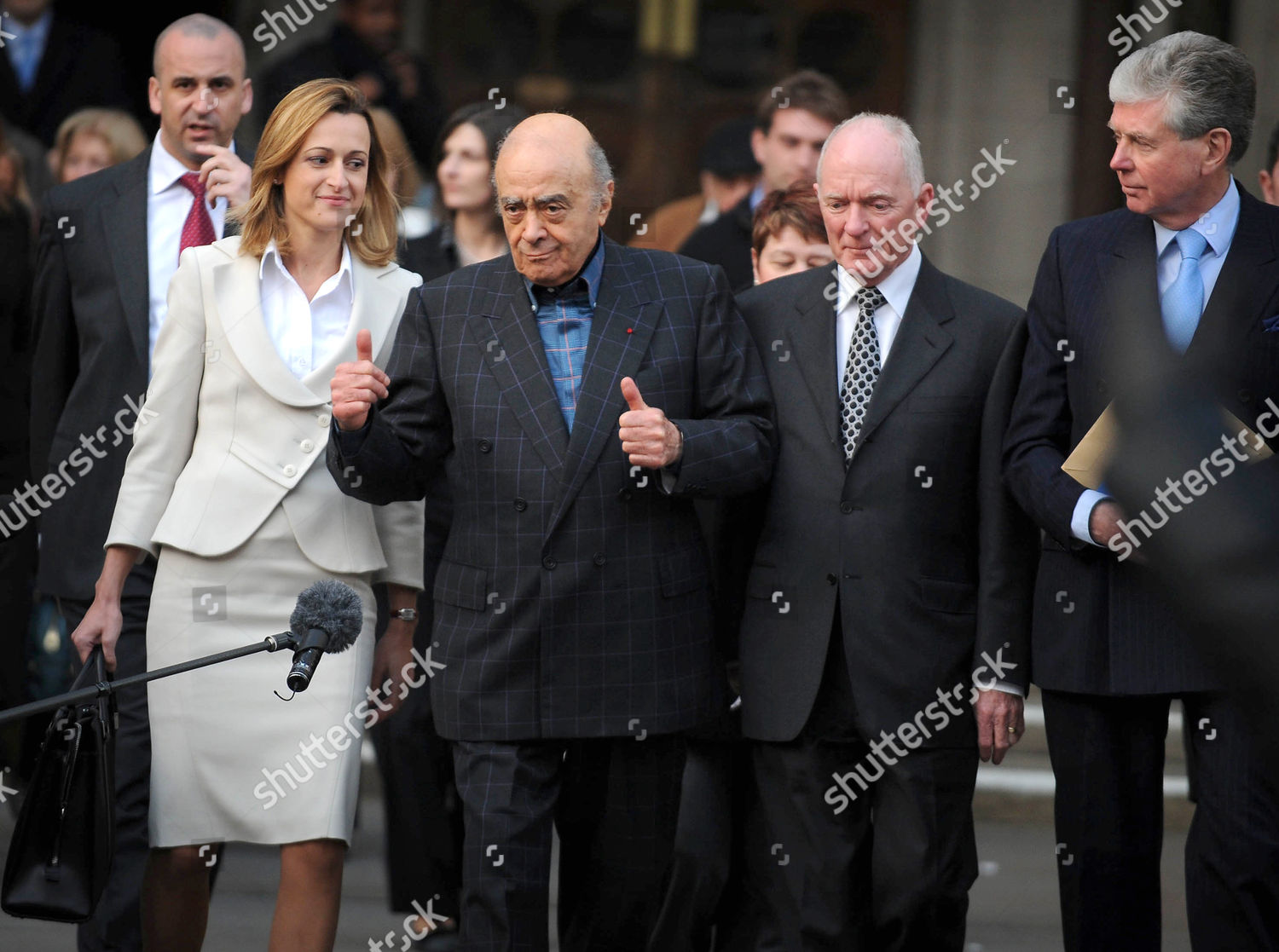 Mohamed Al Fayed His Assistant Katherine Editorial Stock Photo - Stock ...