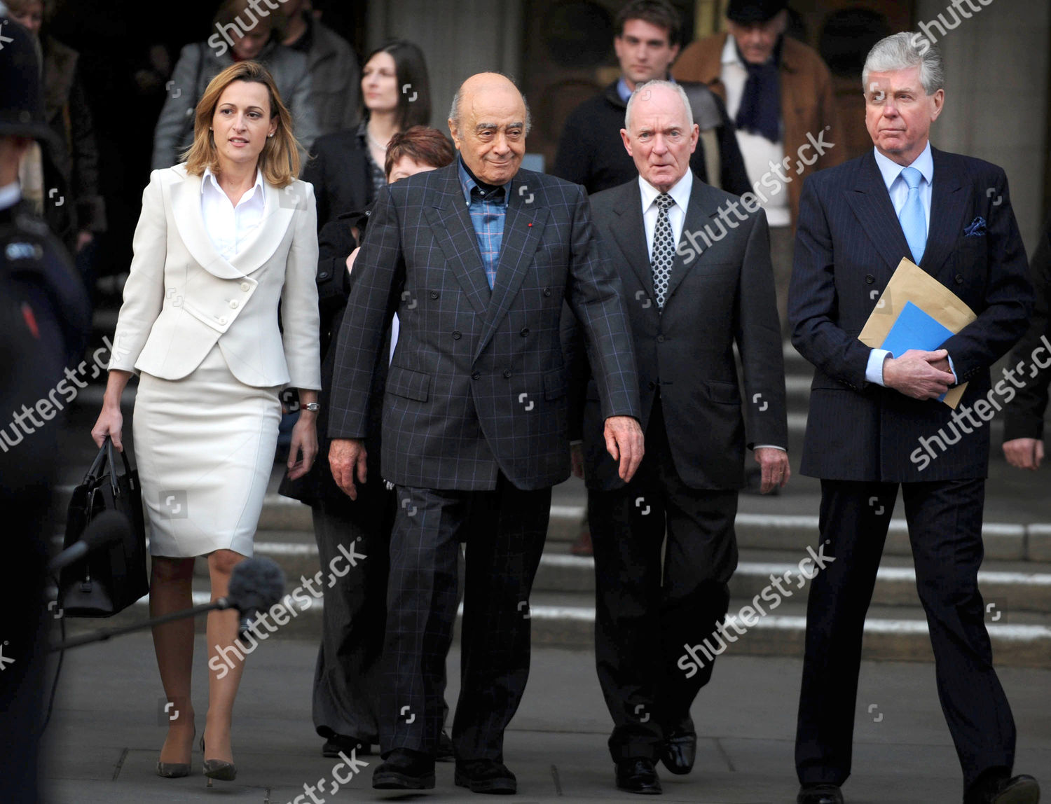 Mohamed Al Fayed His Assistant Katherine Editorial Stock Photo - Stock ...