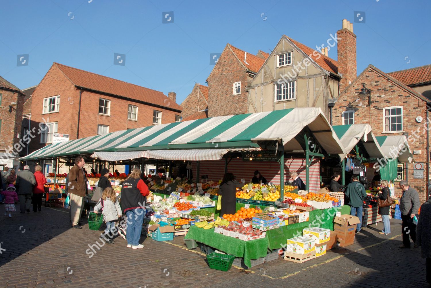 Newgate Market York Yorkshire England Britain Editorial Stock Photo ...