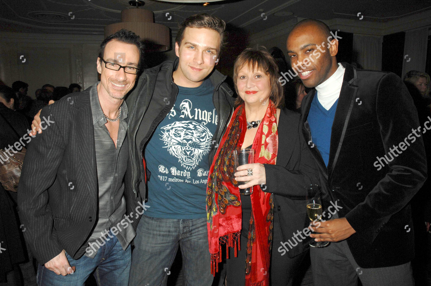 Hairdresser Stuart Phillips Stefan Booth Damian Editorial Stock Photo ...