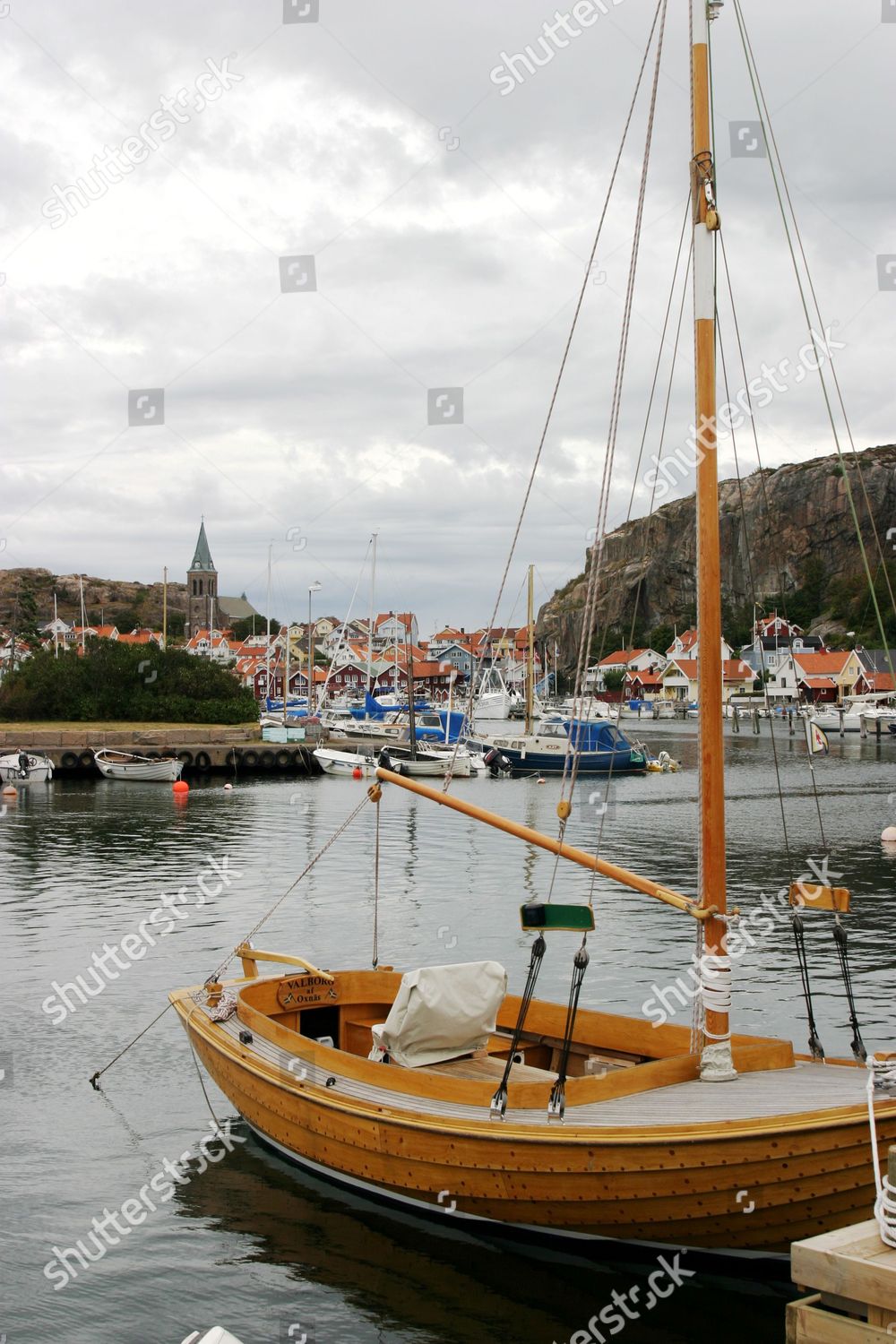 Lovely Town Fjallbacka Harbour Sweden Editorial Stock Photo - Stock Image | Shutterstock