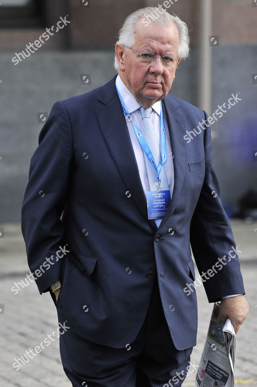 Steven Norris Mp Conservative Party Annual Editorial Stock Photo ...