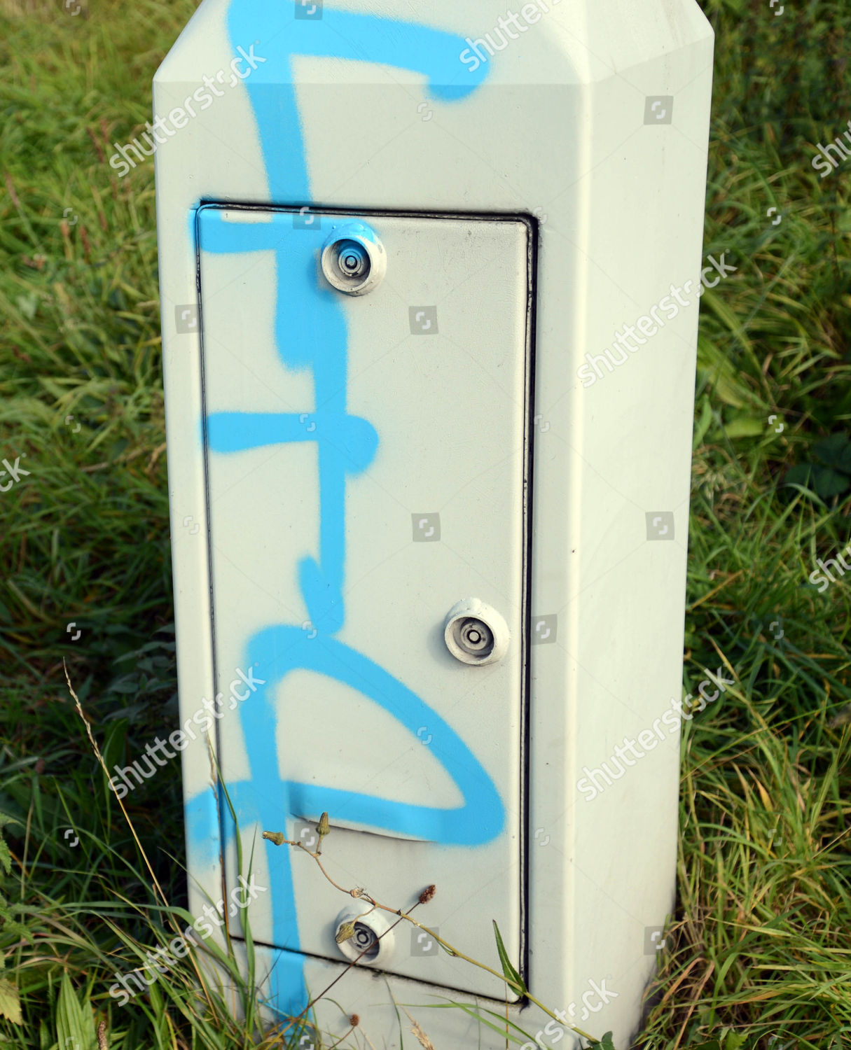 Council Workers Paint Over Graffiti Ftp Editorial Stock Photo - Stock ...