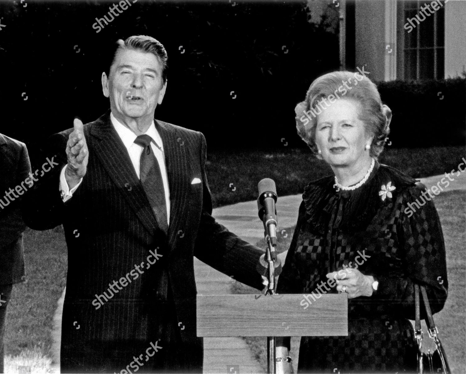 Ronald Reagan Margaret Thatcher Editorial Stock Photo - Stock Image ...
