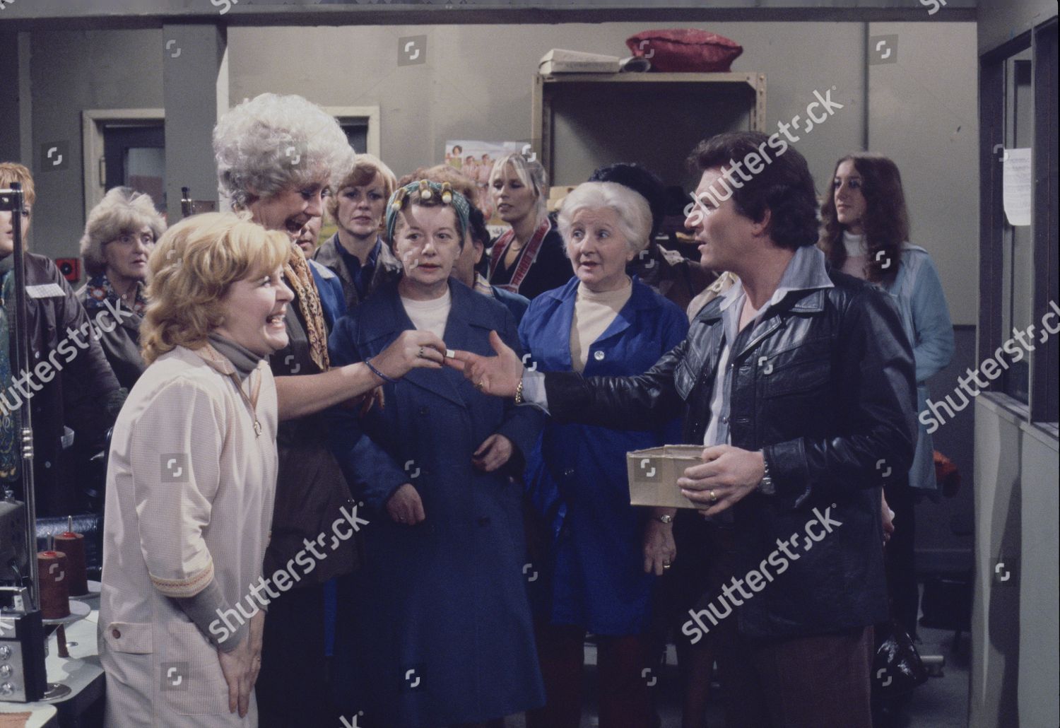 Cast Members Lynne Perrie Ivy Tilsley Editorial Stock Photo - Stock ...