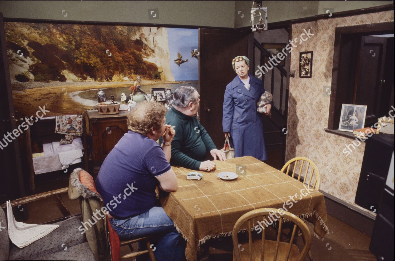 Geoffrey Hughes Eddie Yeats Bernard Youens Editorial Stock Photo ...