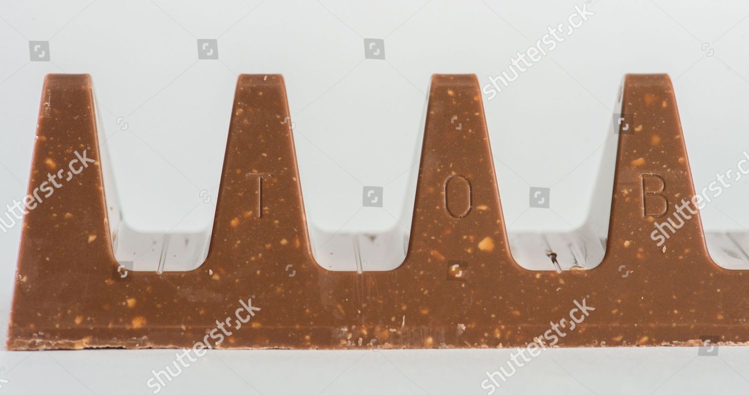 Toblerone Increased Gaps Between Triangles Editorial Stock Photo ...