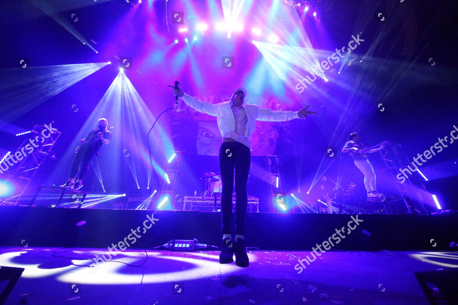 Don Broco Simon Delaney Rob Damiani Editorial Stock Photo - Stock Image ...
