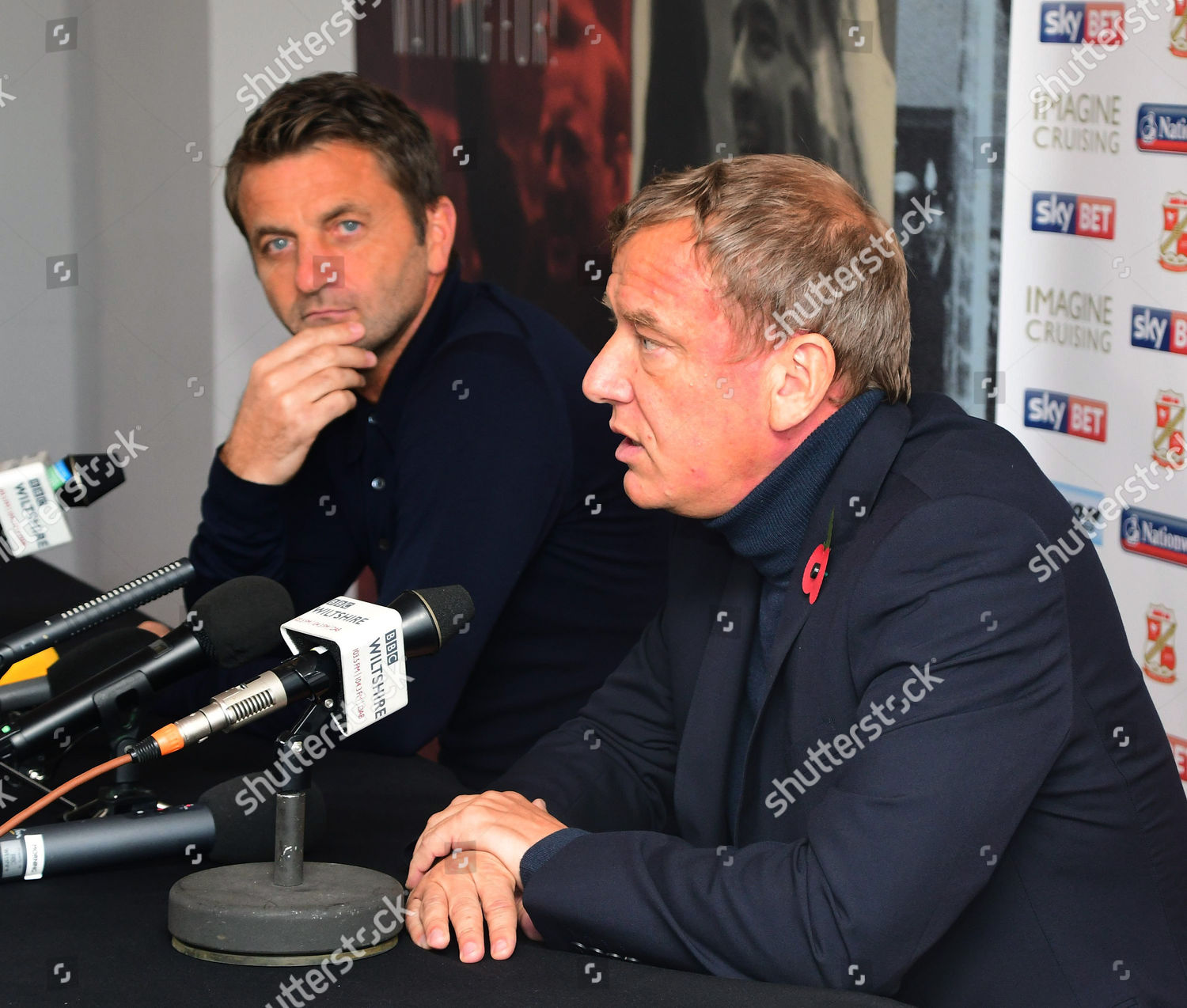 Tim Sherwood Swindon Towns Chairman Lee Editorial Stock Photo - Stock ...