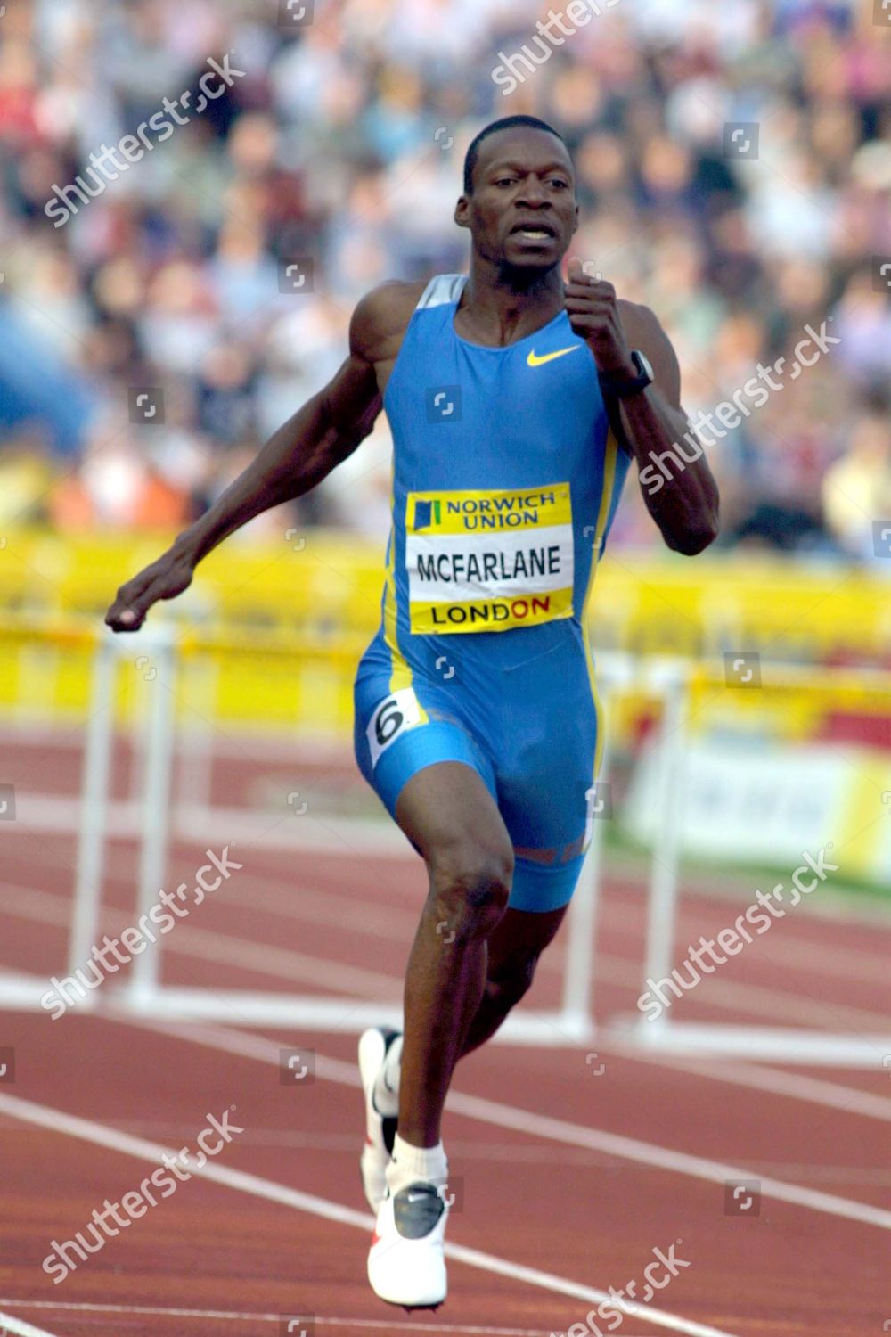 Danny Mcfarlane Jamaica Mens 400m Hurdles Editorial Stock Photo - Stock ...