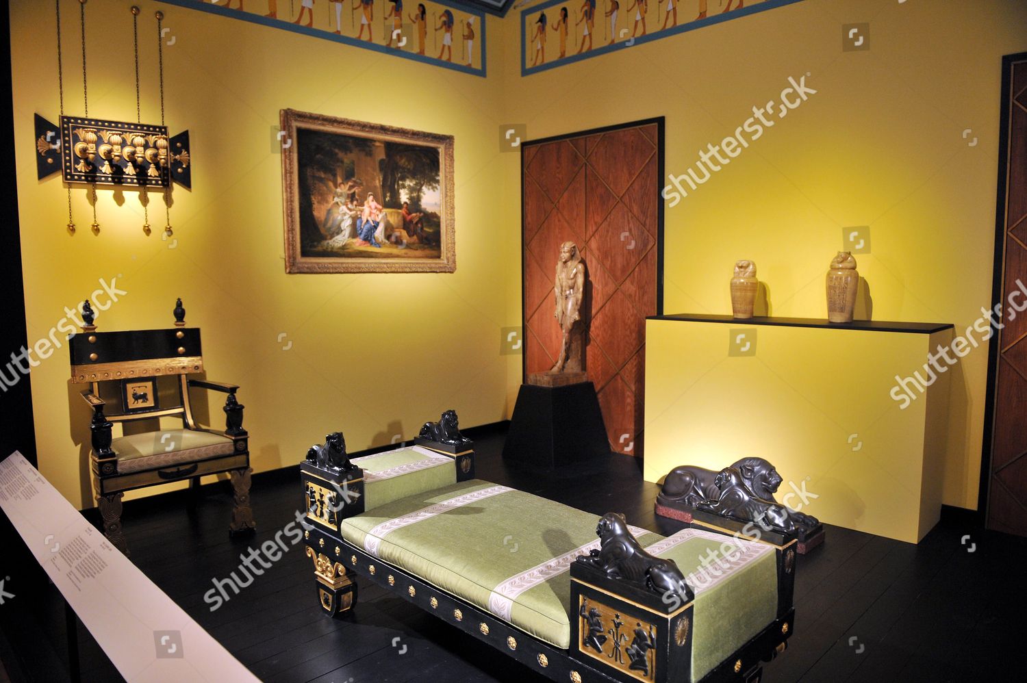 Thomas Hope Regency Designer Egyptian Room Editorial Stock Photo ...