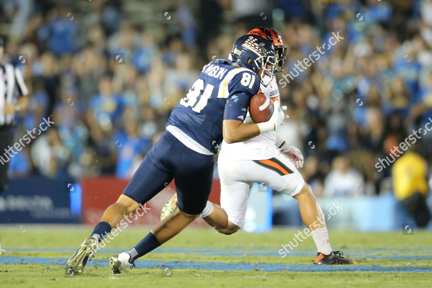 Ucla Bruins Tight End Caleb Wilson Editorial Stock Photo - Stock Image ...