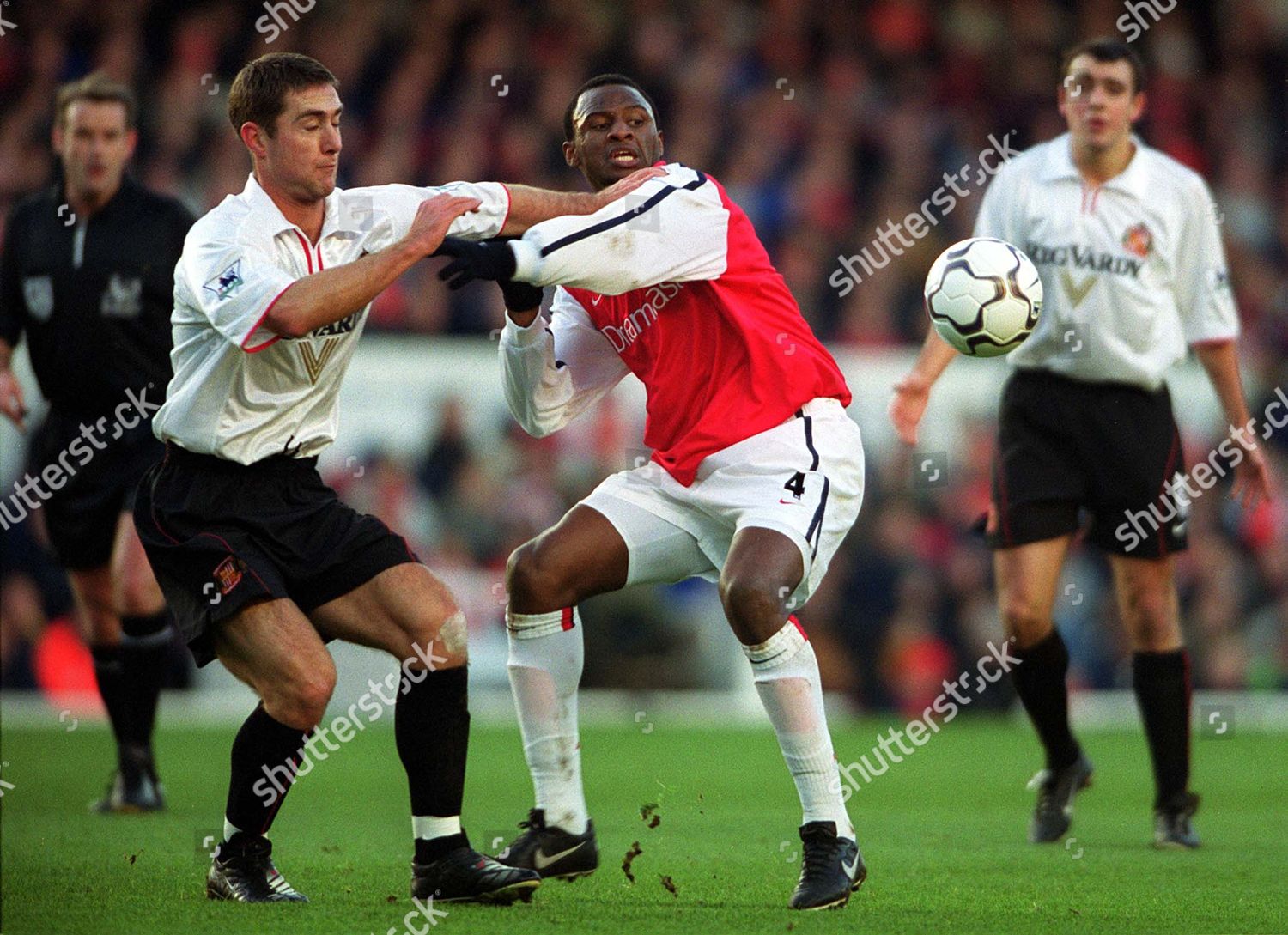Patrick Vieira Arsenal Chris Makin Sunderland Editorial Stock Photo ...