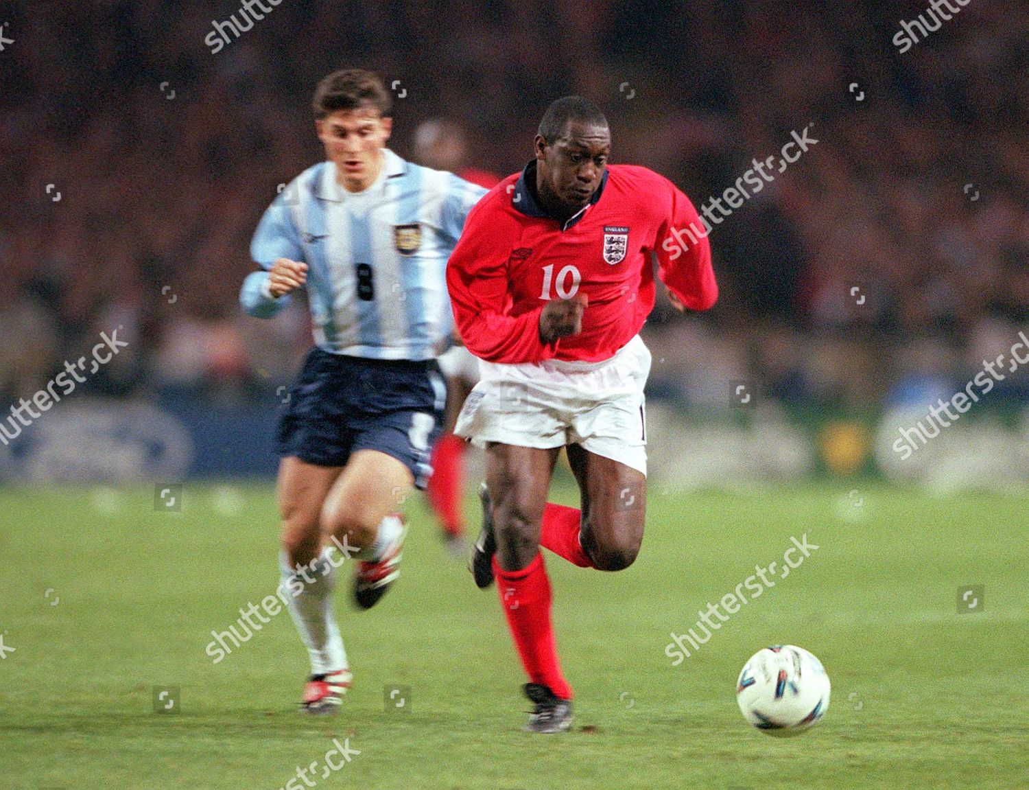 Emile Heskey England Breaks Away Javier Editorial Stock Photo - Stock ...