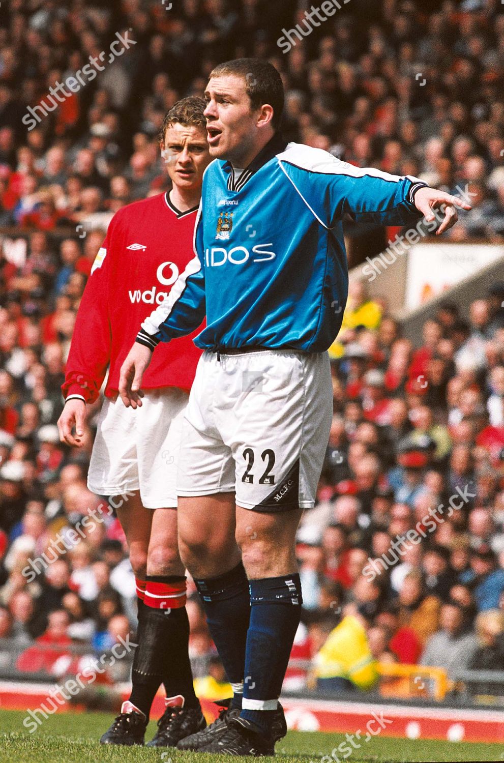 Richard Dunne Man City Manchester United Editorial Stock Photo - Stock ...