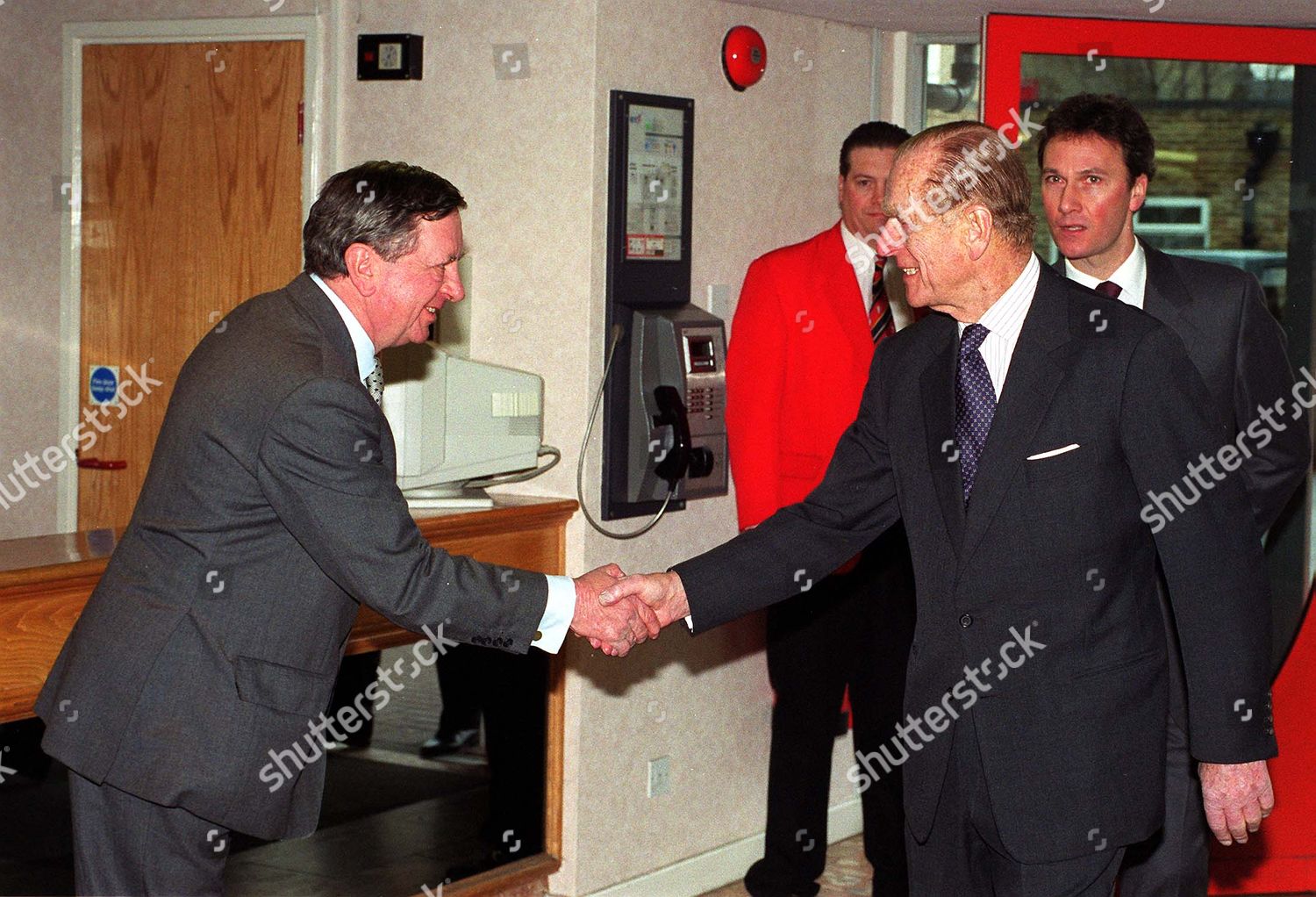 Duke Edinburgh Meets Arsenal Chairman Peter Editorial Stock Photo ...