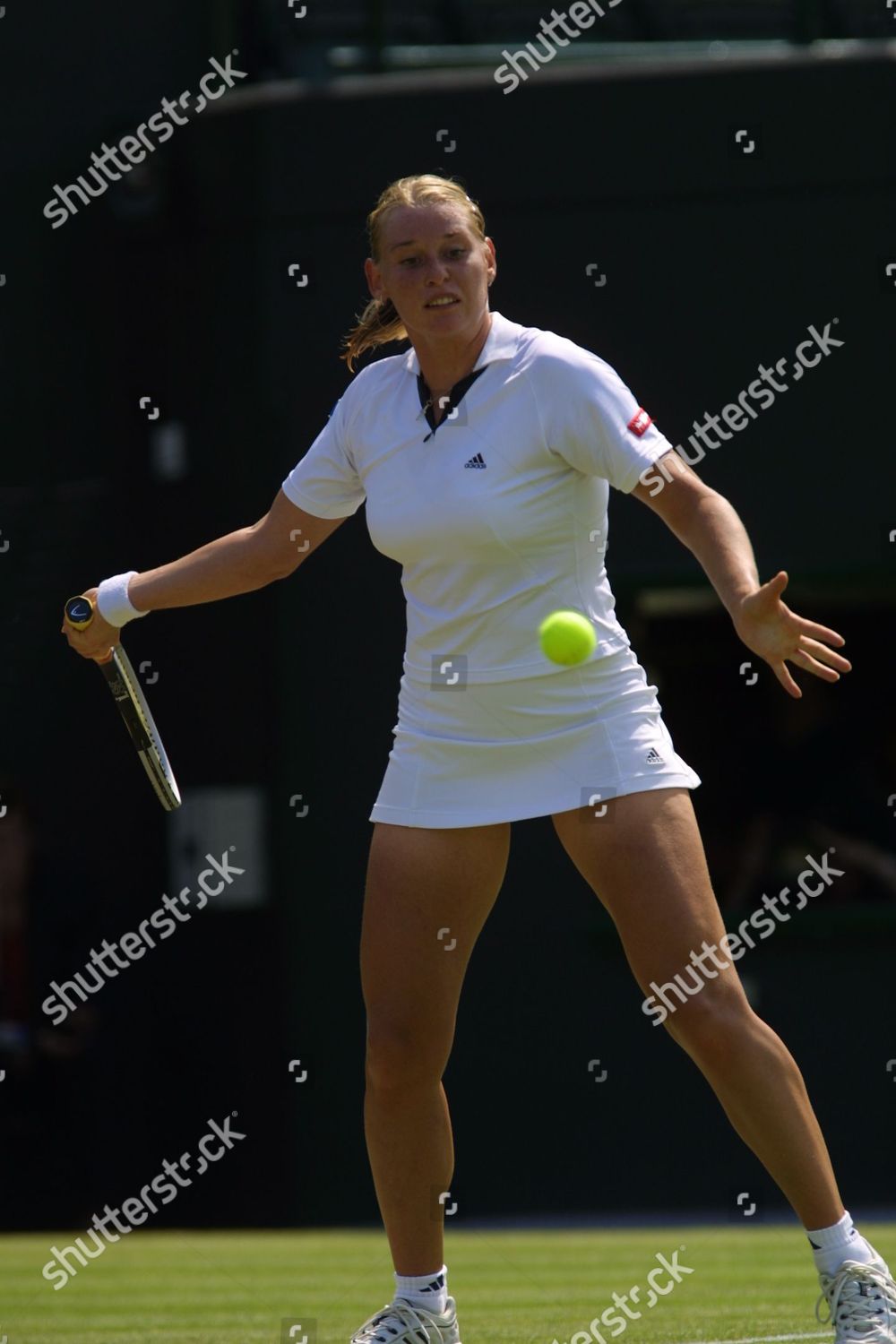 Barbara Schett Austria Wimbledon Tennis Championships Editorial Stock ...