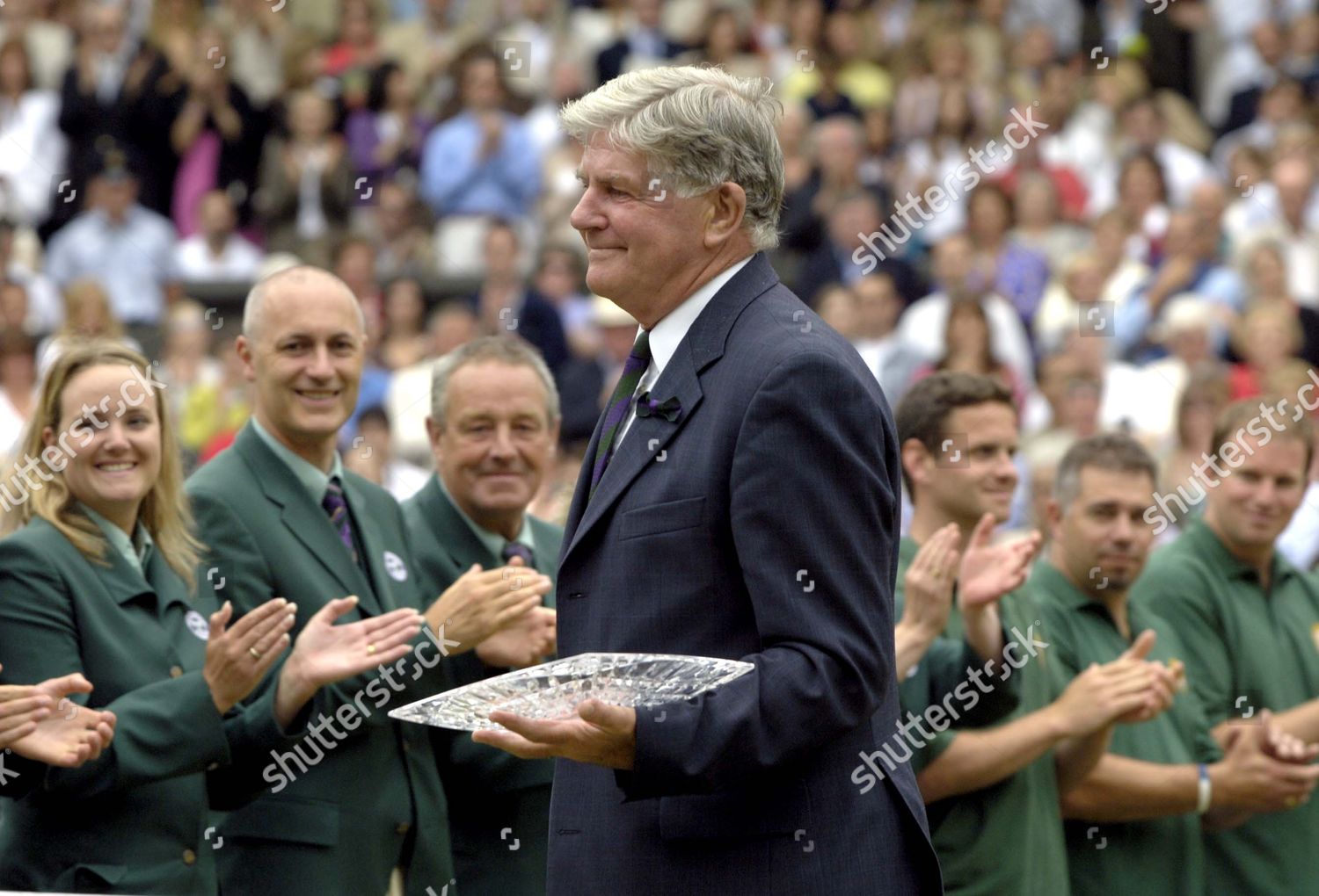 Alan Mills Referee After Receiving Momento Editorial Stock Photo ...