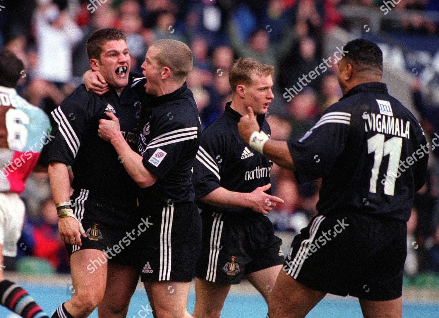 Tom May Celebrates Scoring Try Newcastle Editorial Stock Photo - Stock ...