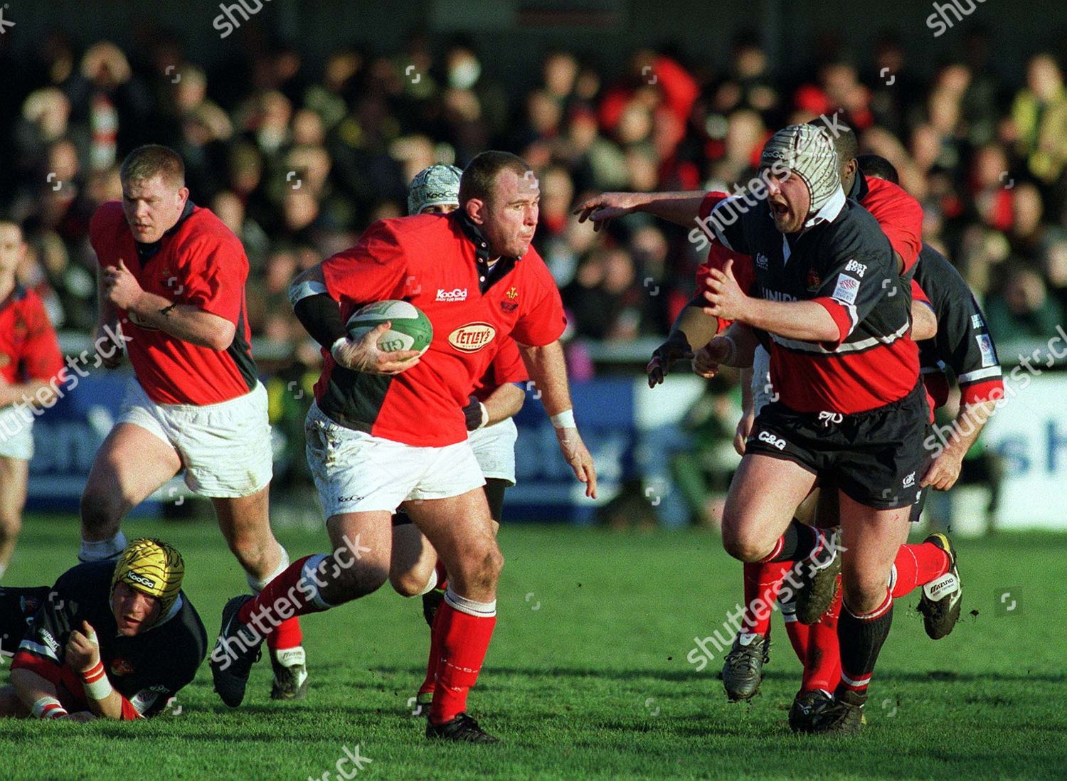 Scott Quinnell Llanelli Jake Boer Gloucester Editorial Stock Photo ...