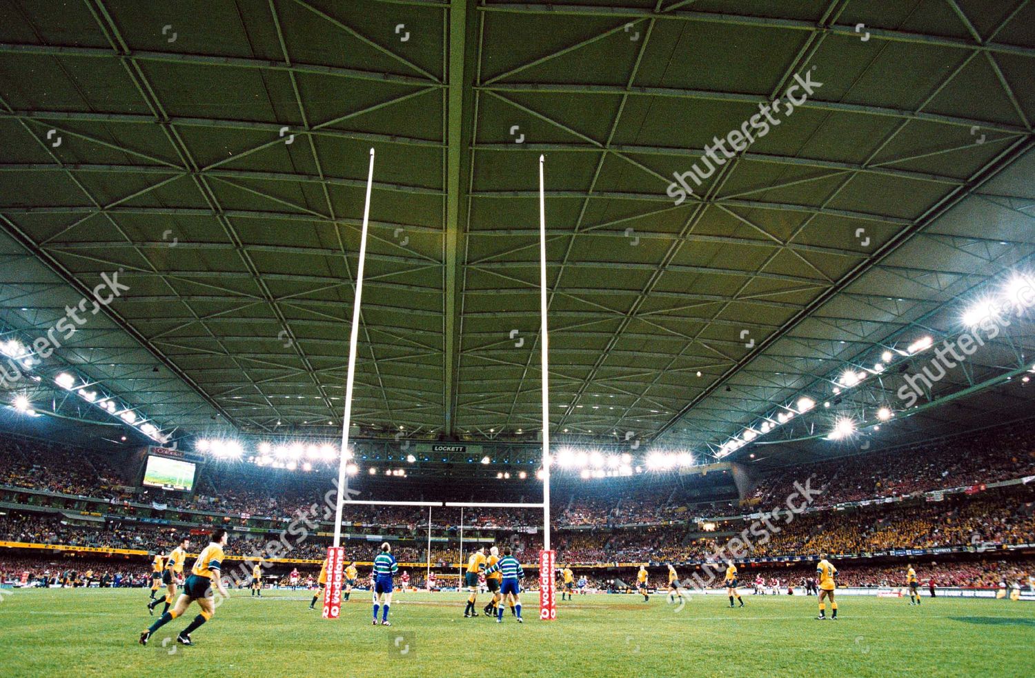 Colonial Stadium Melbourne Australia V British Editorial Stock Photo ...