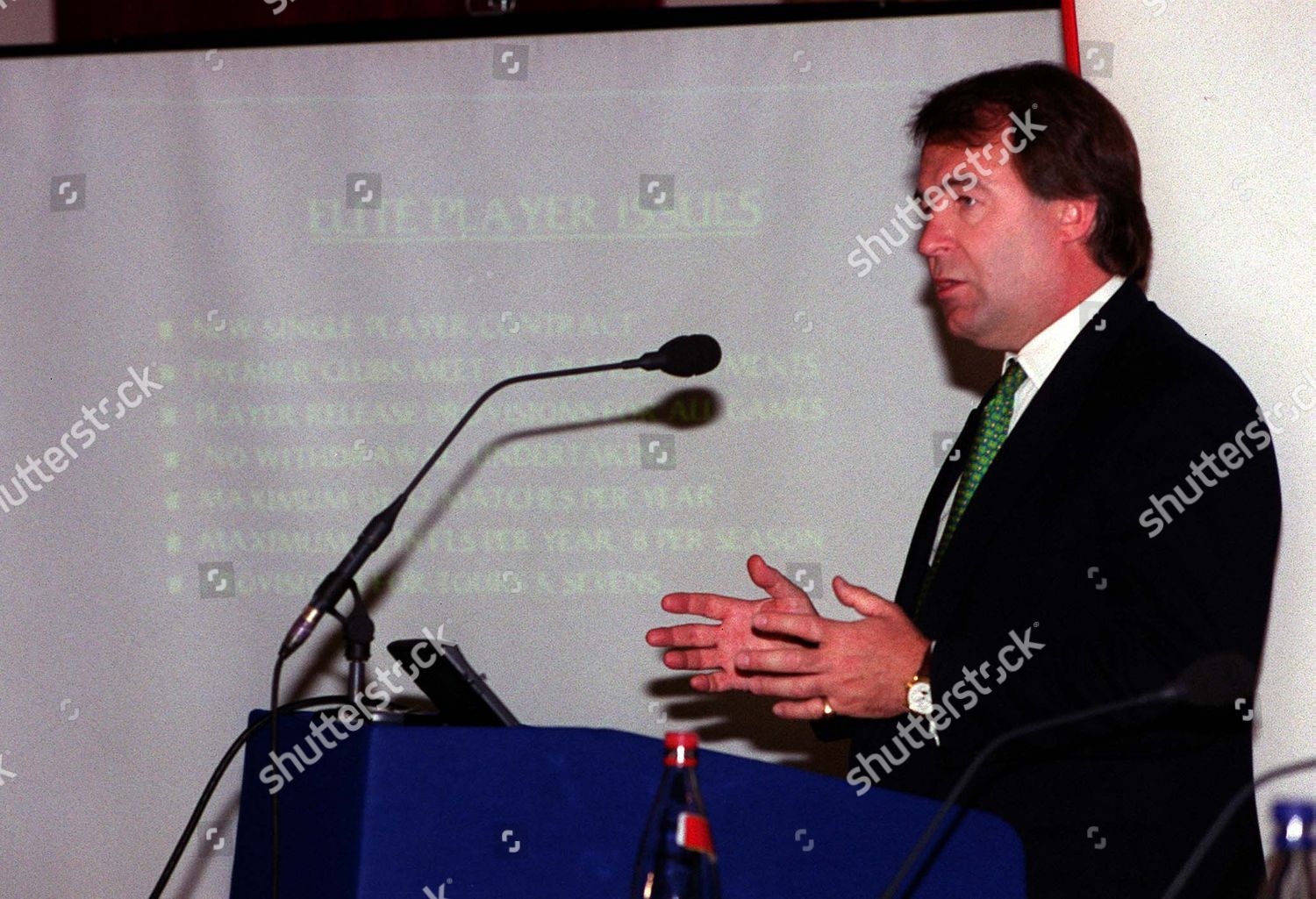 Rfu Chief Executive Francis Baron Explains Editorial Stock Photo ...